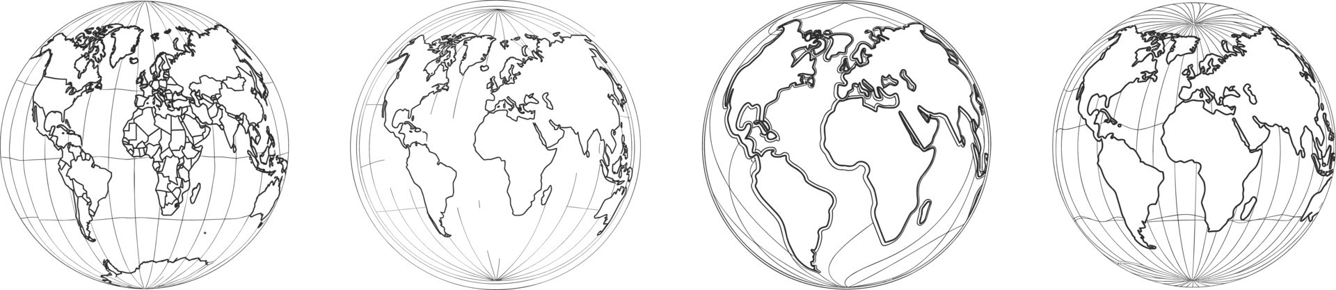 Continuous Earth line drawing symbol. World map one line art. Earth ... Continuous Earth line drawing symbol. World map one line art. Earth ...
