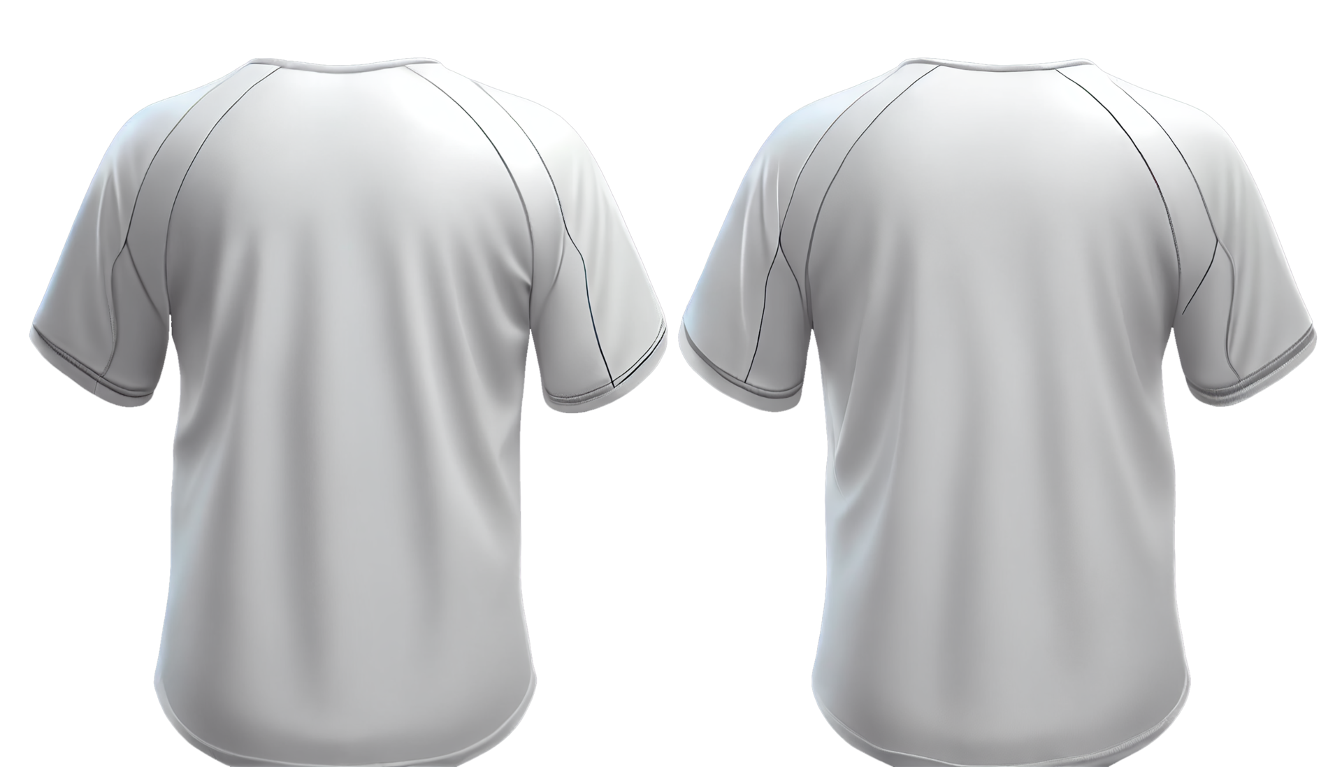 Front back white color Baseball jersey for mens, 3d render, Front and ... Front back white color Baseball jersey for mens, 3d render, Front and ...