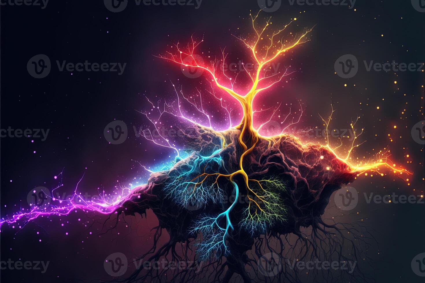 Brain Synapses Galaxy Brain Synapse Stock Illustrations – 16,393