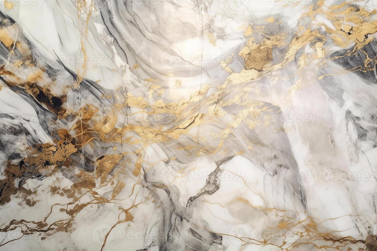 White marble texture with gold flecks. Generative AI 23579817 Stock ...
