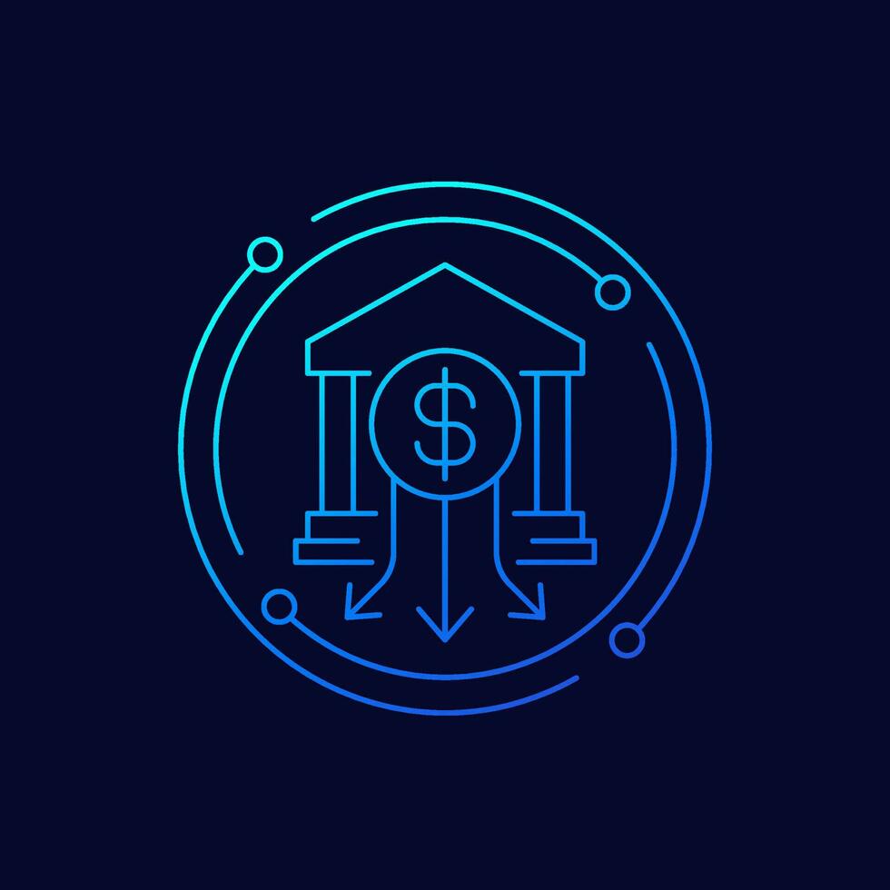 bank deposits drain, cash withdrawals line icon 23583007 Vector Art at ... bank deposits drain, cash withdrawals line icon 23583007 Vector Art at ...