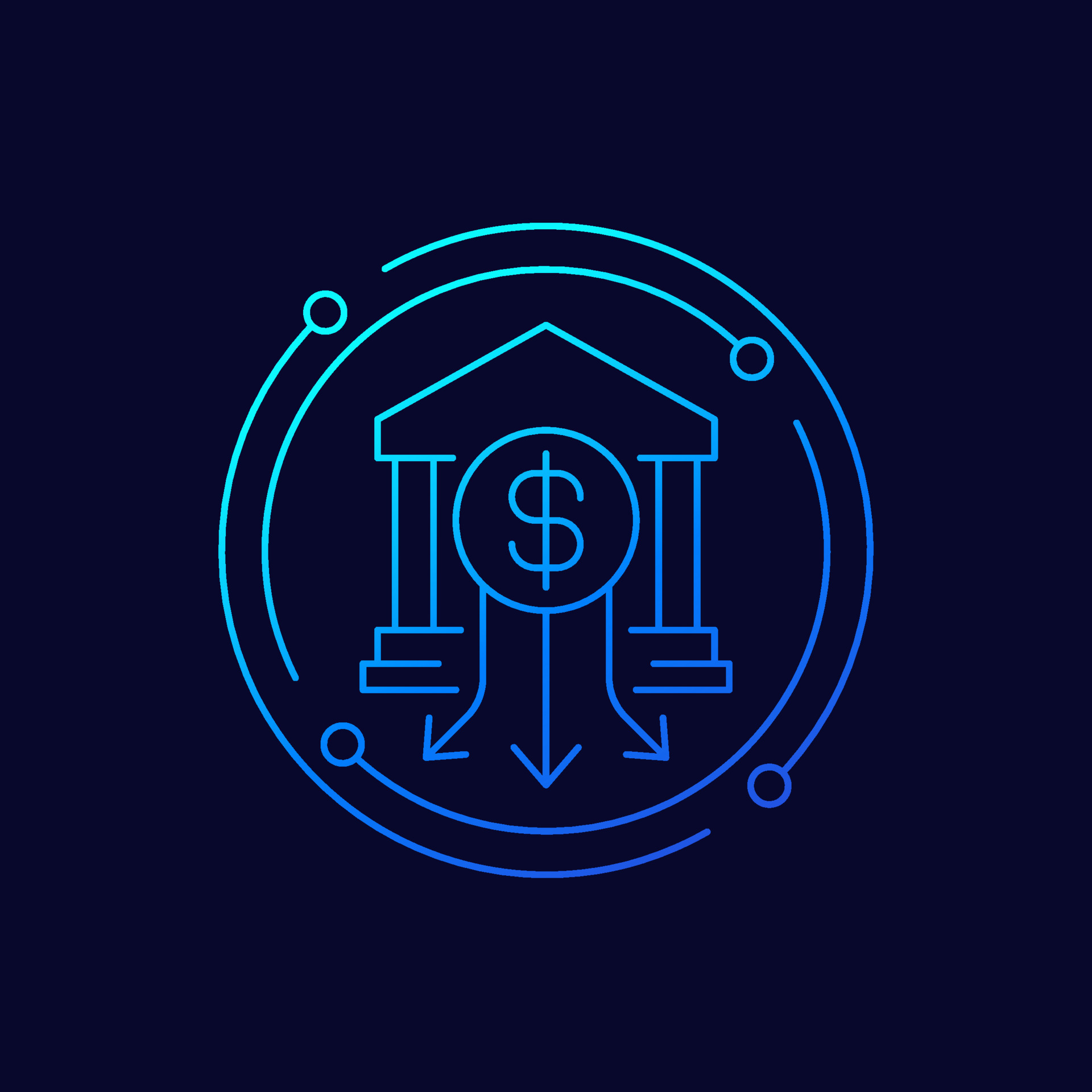 bank deposits drain, cash withdrawals line icon 23583007 Vector Art at ... bank deposits drain, cash withdrawals line icon 23583007 Vector Art at ...