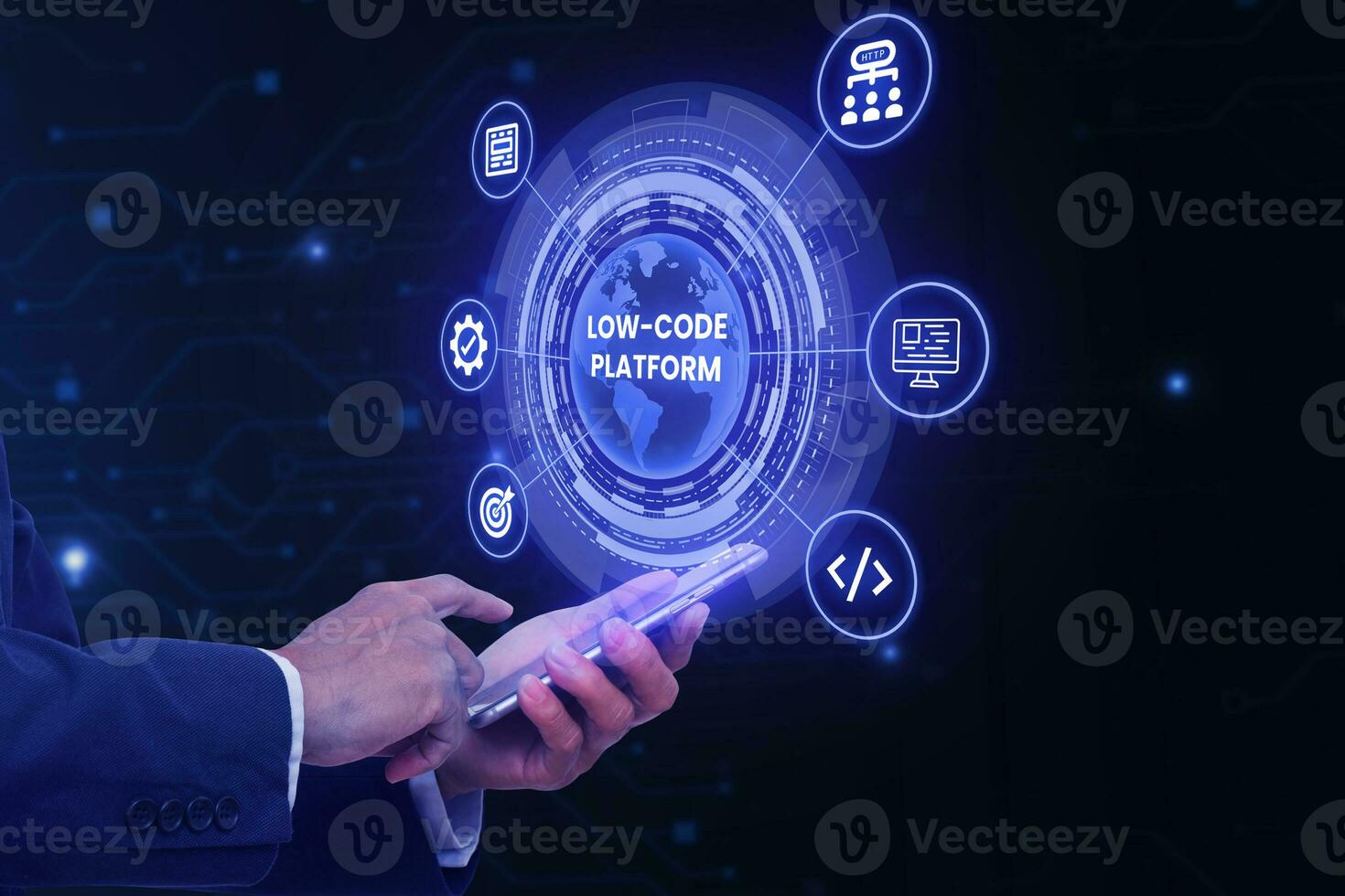 Low-code development system concept. 23587404 Stock Photo at Vecteezy Low-code development system concept. 23587404 Stock Photo at Vecteezy
