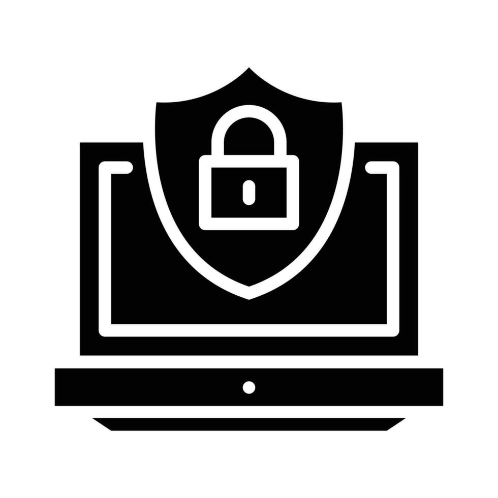 Computer Security Vector Solid icon. EPS 10 File 23594055 Vector Art at Vecteezy