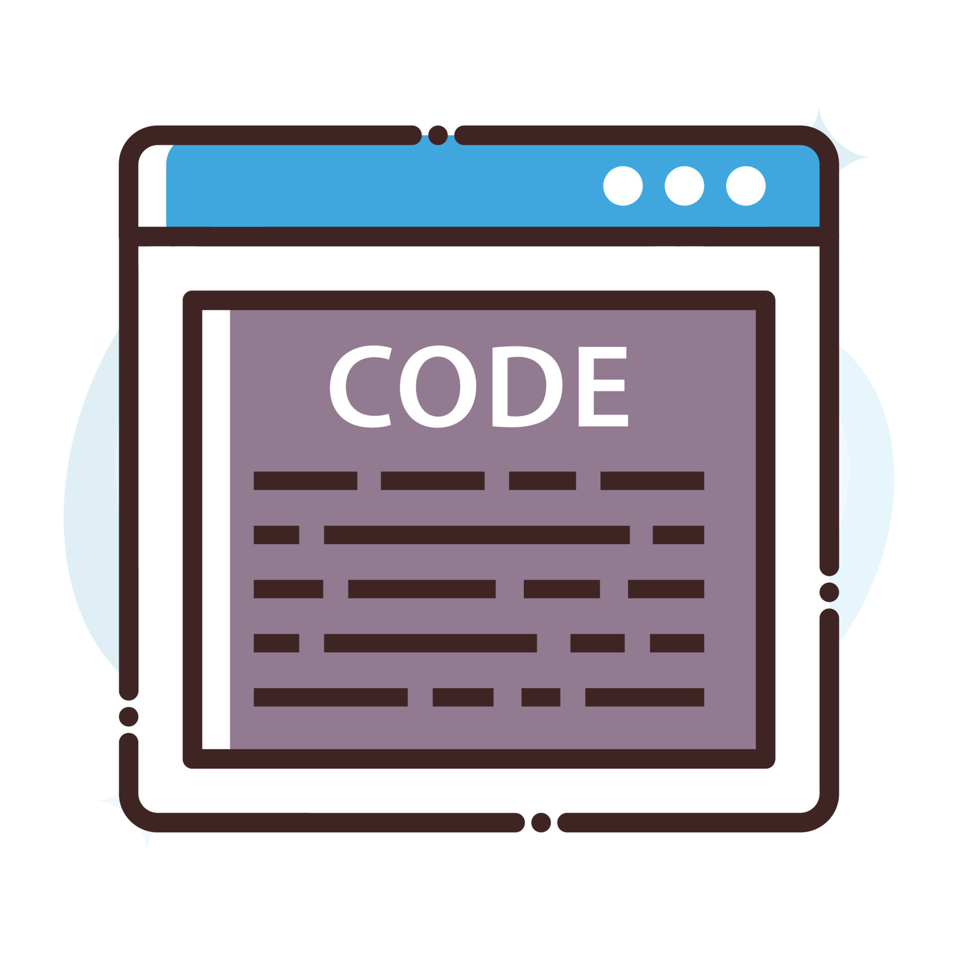 Source Code Vector Icon Simple Stock Illustration Stock Eps 10 23594304