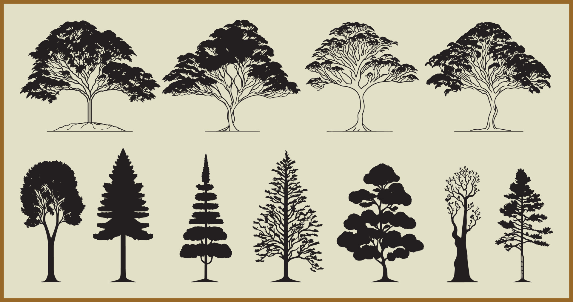 Silhouette Designs Tree