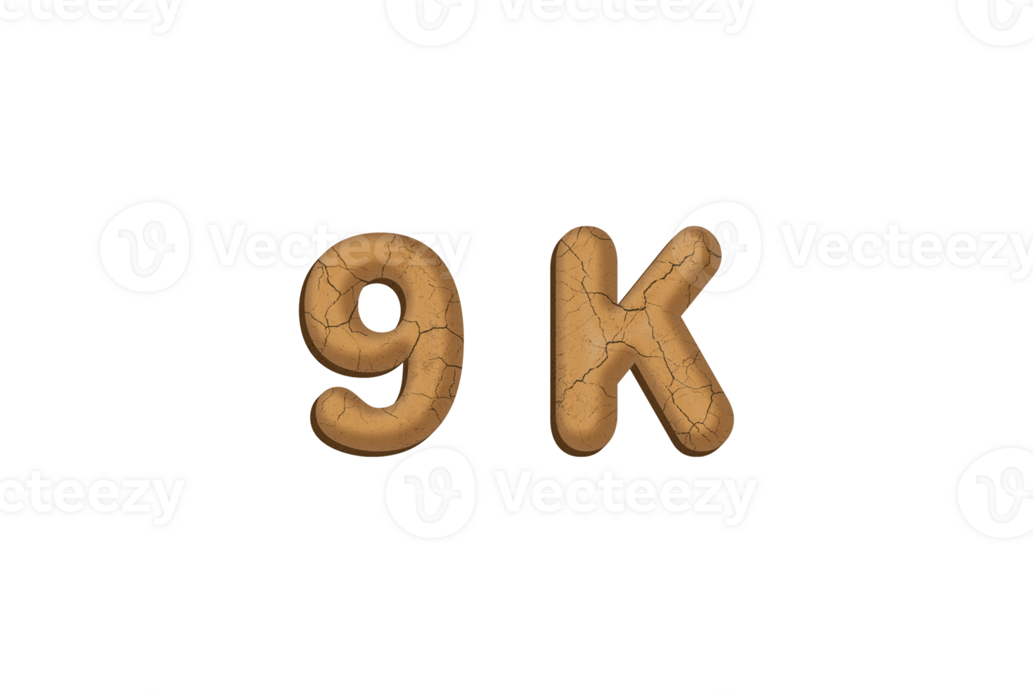 9 9 K Suscriptores Celebracion Saludo Número Con Barro Diseño 23599082 Png