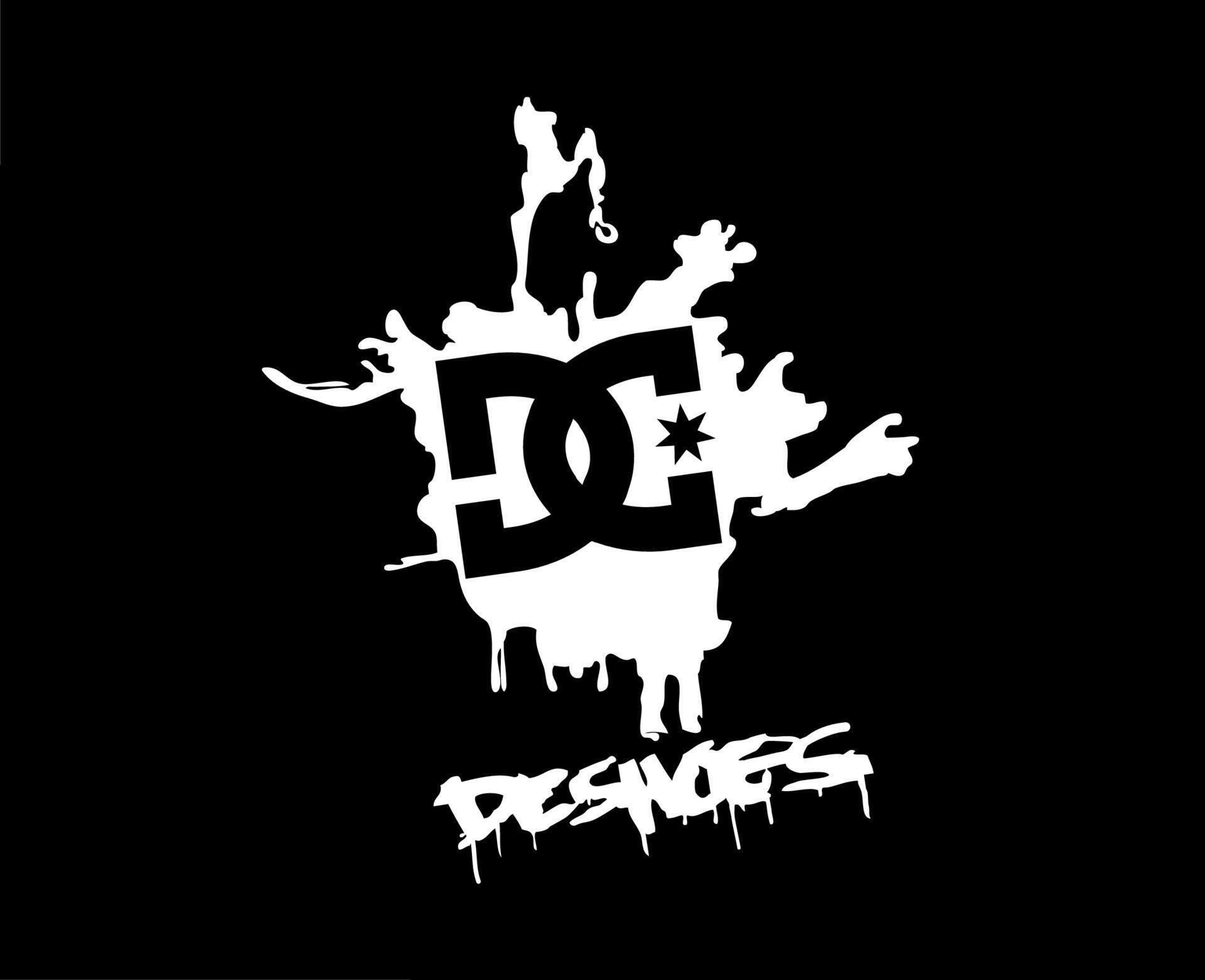 DC Shoes Brand Logo Symbol White Design luxury Clothes Fashion Vector Illustration With Black ...