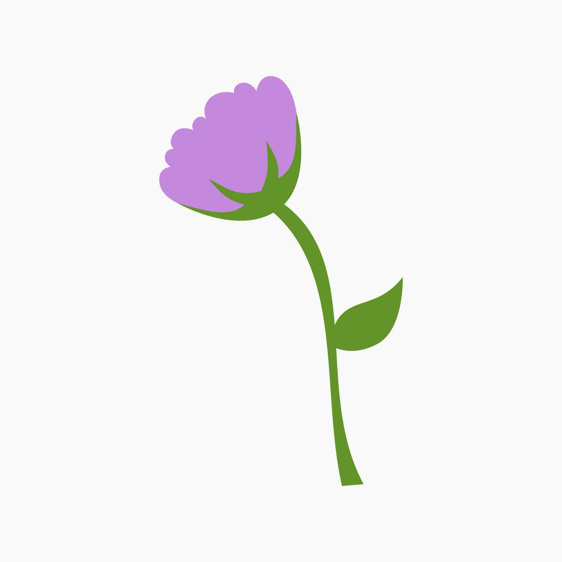 purple flower bloom clip art vector illustration for design decorations ...