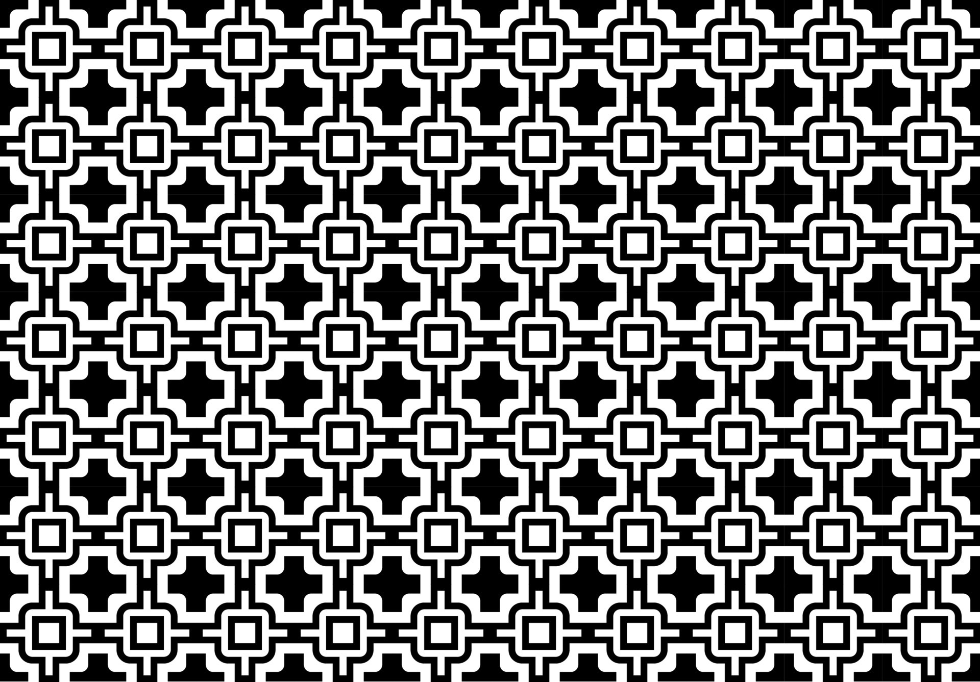 Abstract Black And White Monochrome Pattern Seamless Repeatable Geometric Pattern Modern