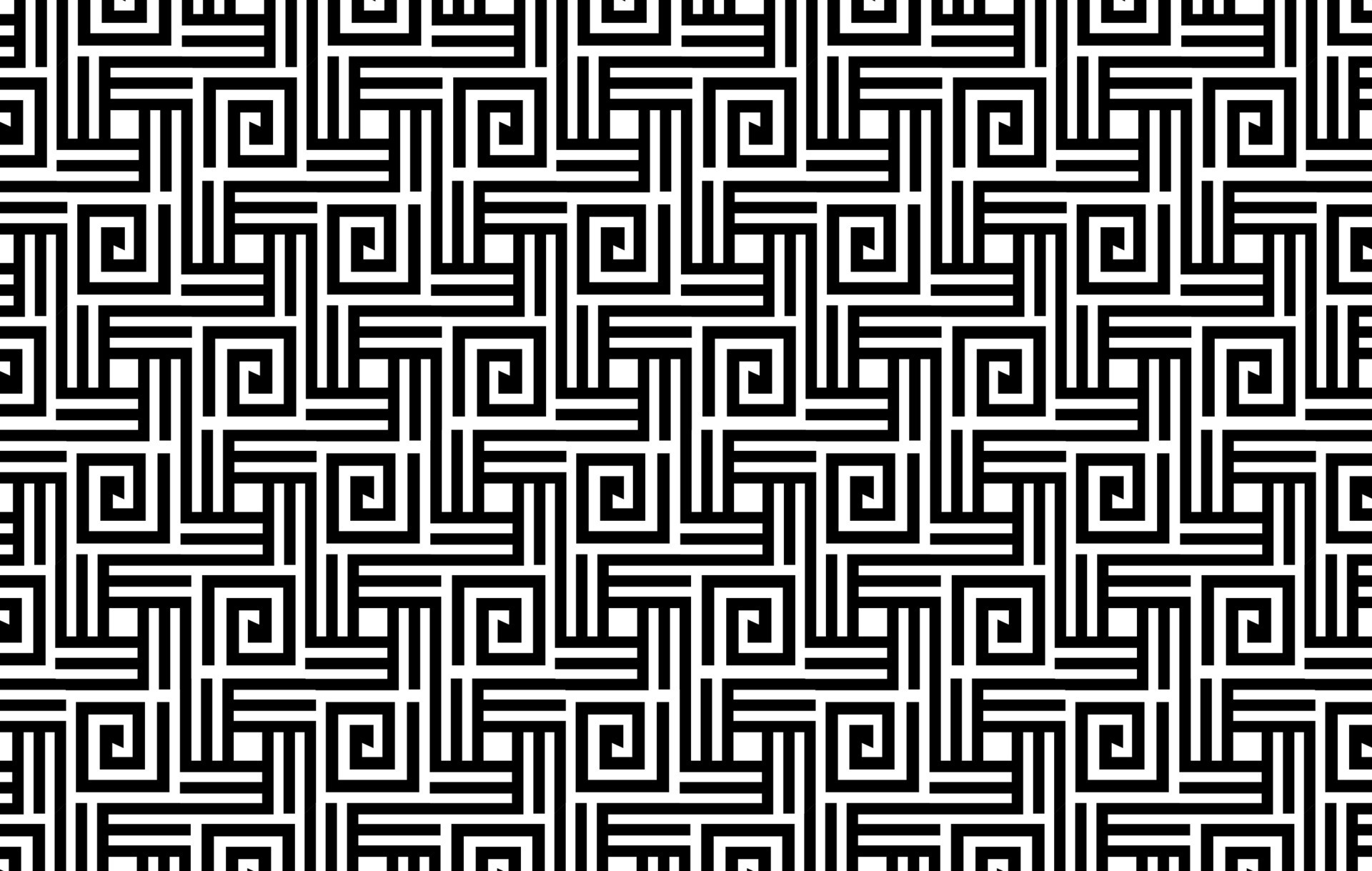 Abstract Black And White Monochrome Pattern Seamless Repeatable Geometric Pattern Modern