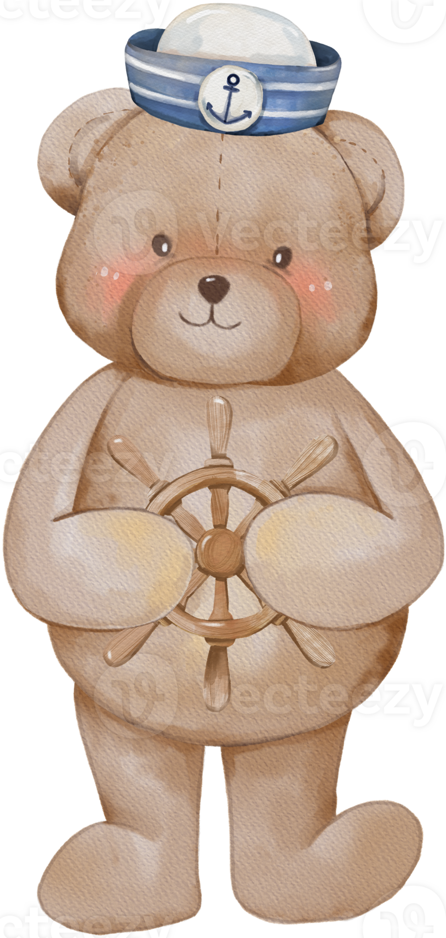 Teddy bear Sailor Nautical watercolor 23608553 PNG