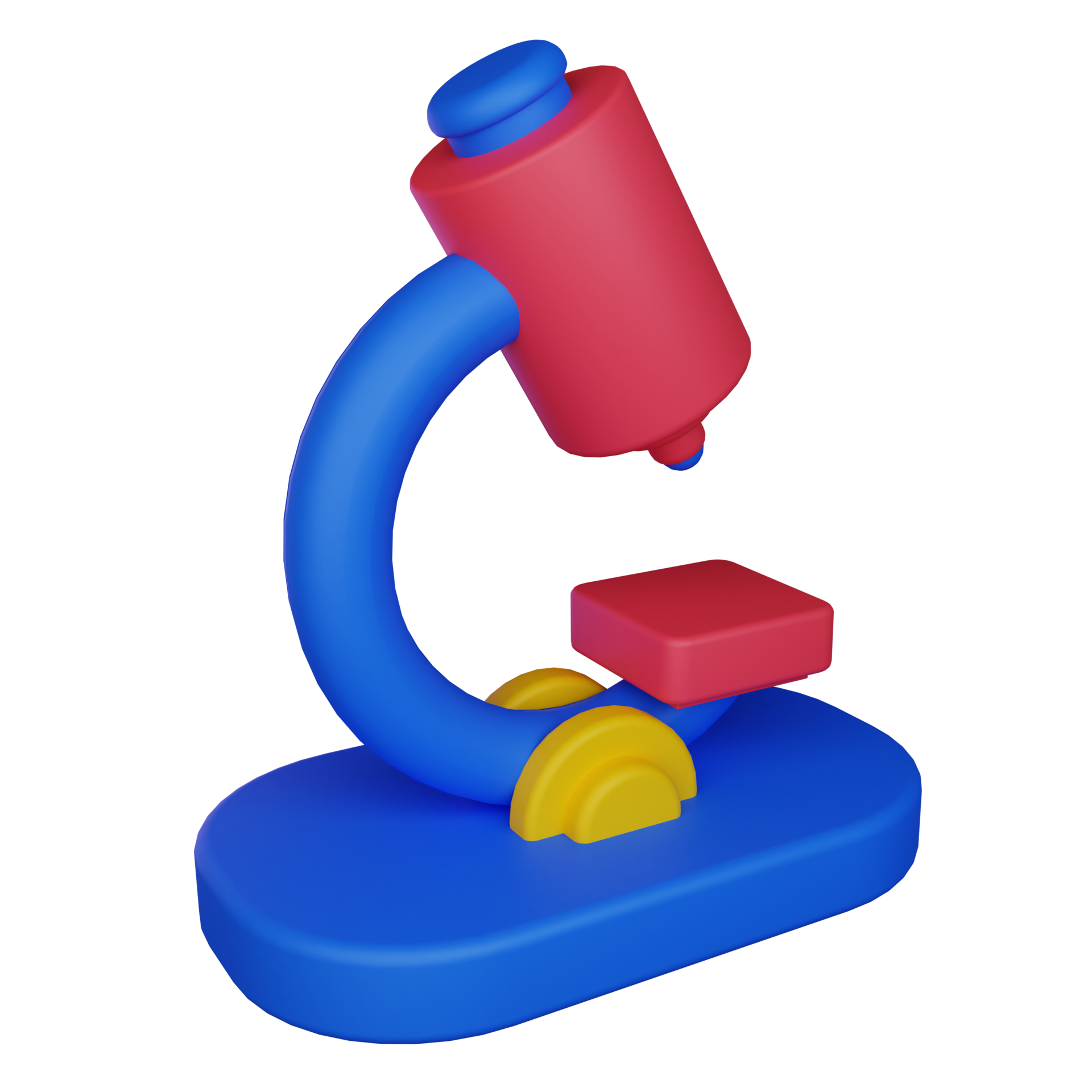 3d Illustration Microscope Icon On Transparent Background Suitable To 3d-illustration-microscope-icon-on-transparent-background-suitable-to