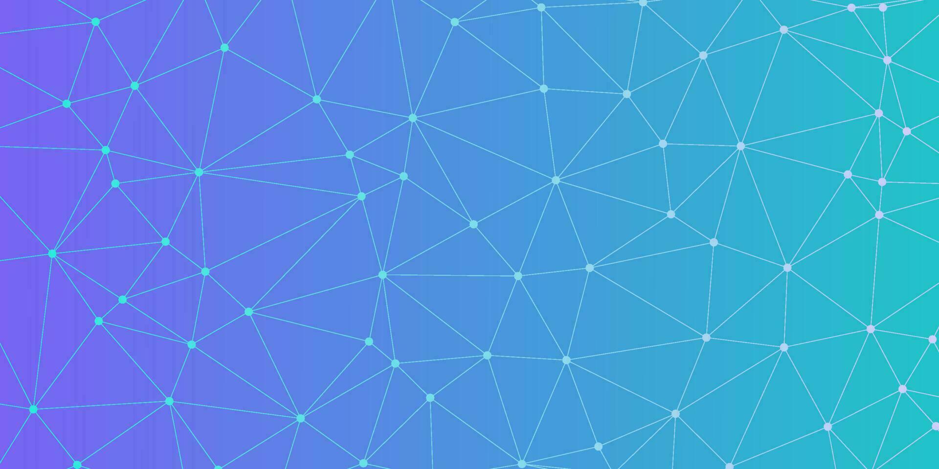 Abstract Colorful Geometric Gradient Background With Triangle Shape Pattern And Molecular