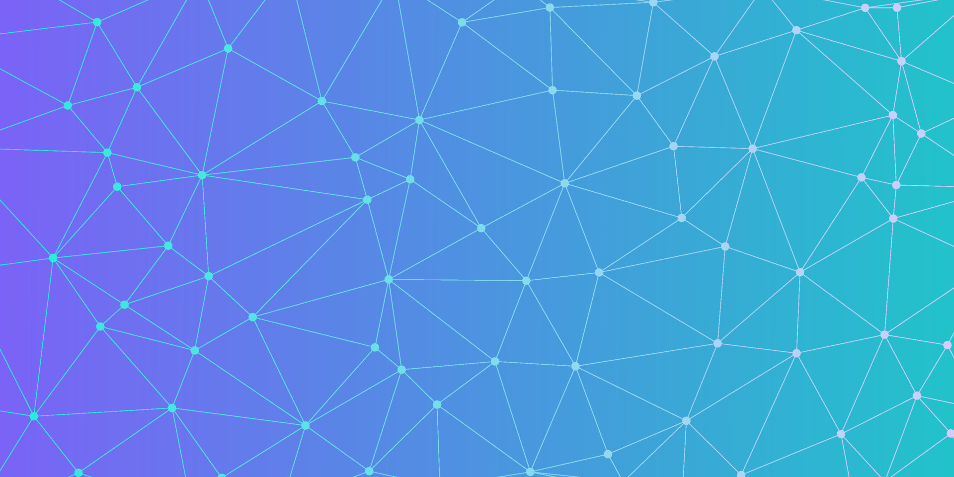 Abstract Colorful Geometric Gradient Background With Triangle Shape Pattern And Molecular