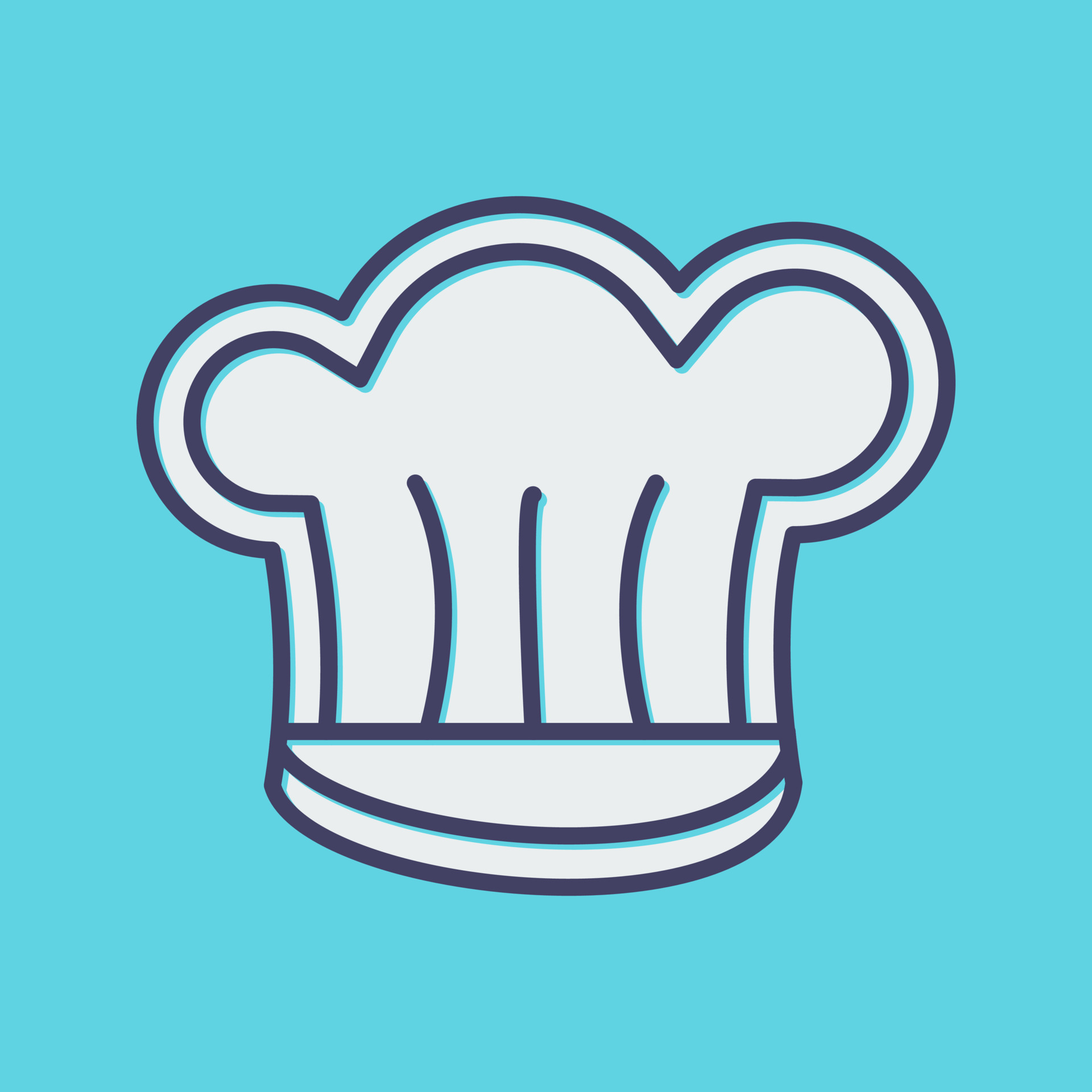 Chef Hat Vector Icon 23616385 Vector Art at Vecteezy