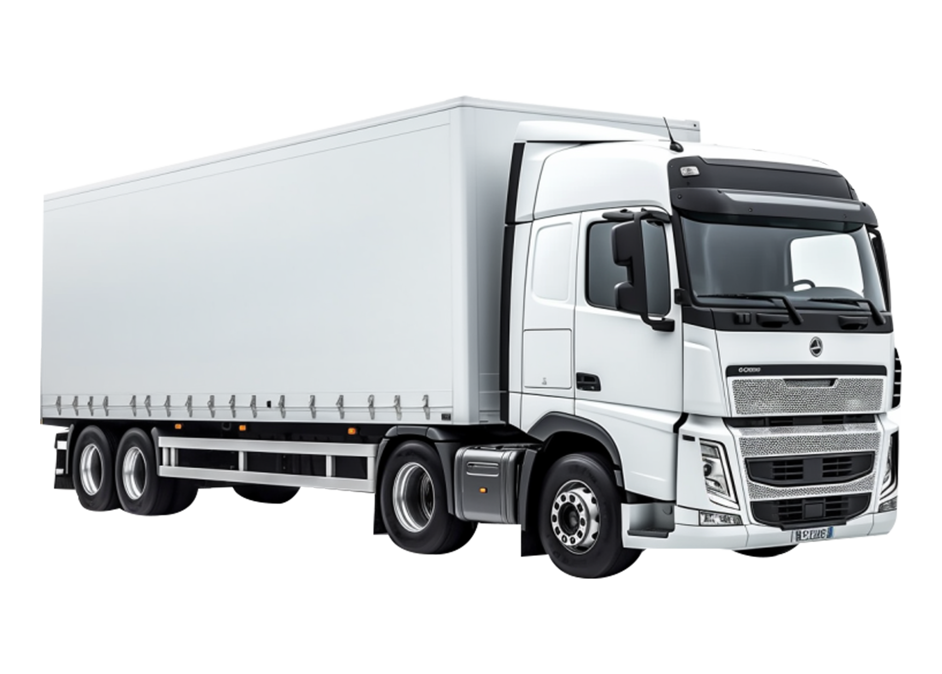 Cargo Truck With Container In Png 23629060 Png