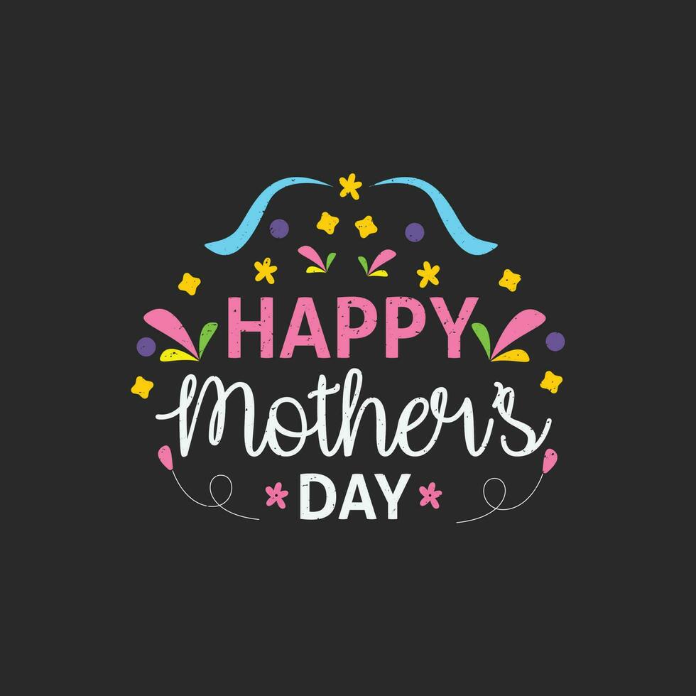 Happy Mothers Day Lettering Pro Vector 23630838 Vector Art At Vecteezy