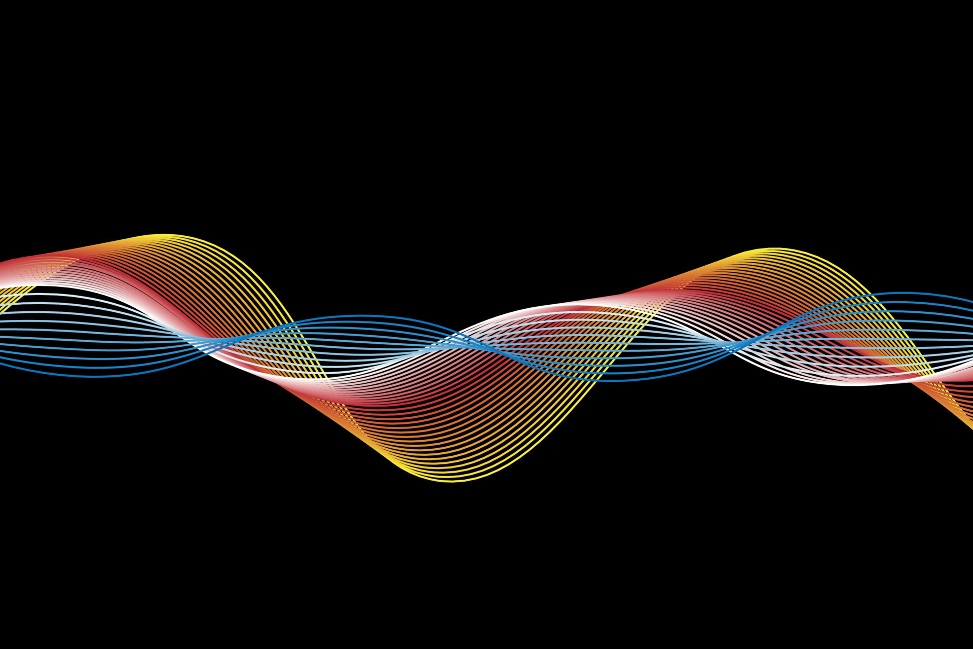 Colorful Gradient Wave Line Fluid Abstract Background Suitable For Landing Page And Computer