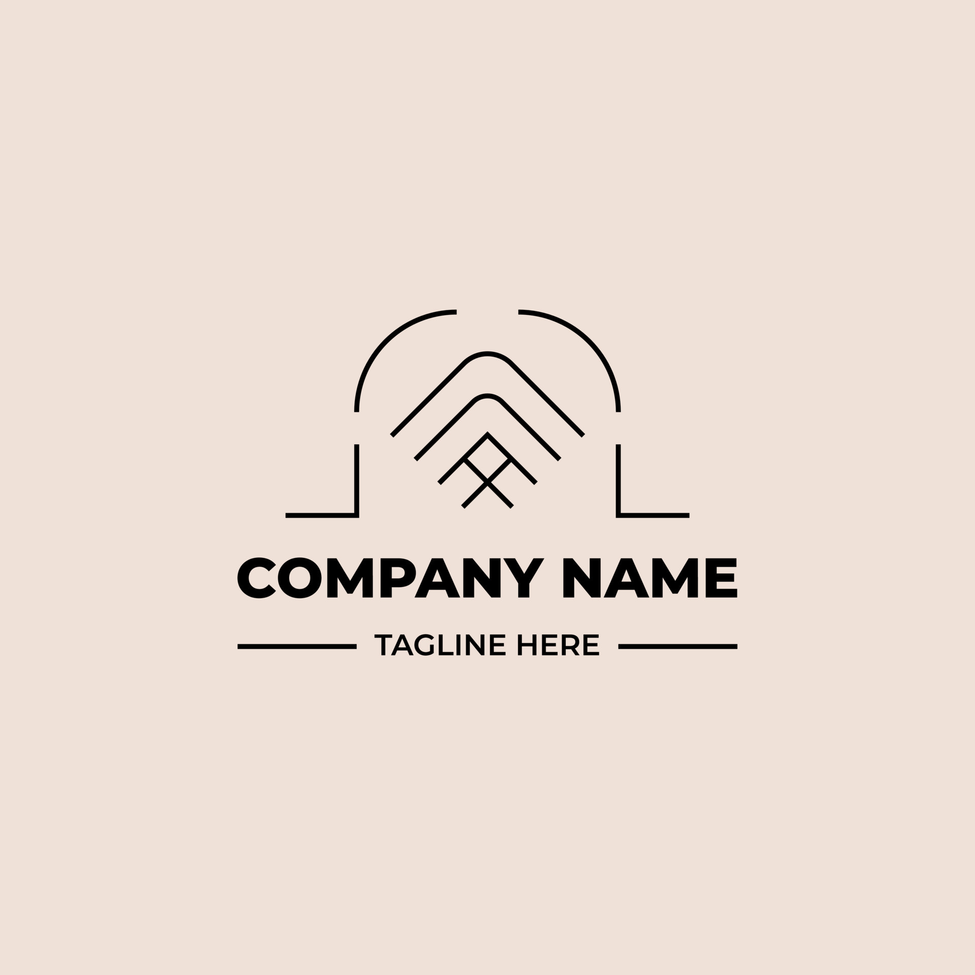 company logo line design vector icon element template. 23633877 Vector ...