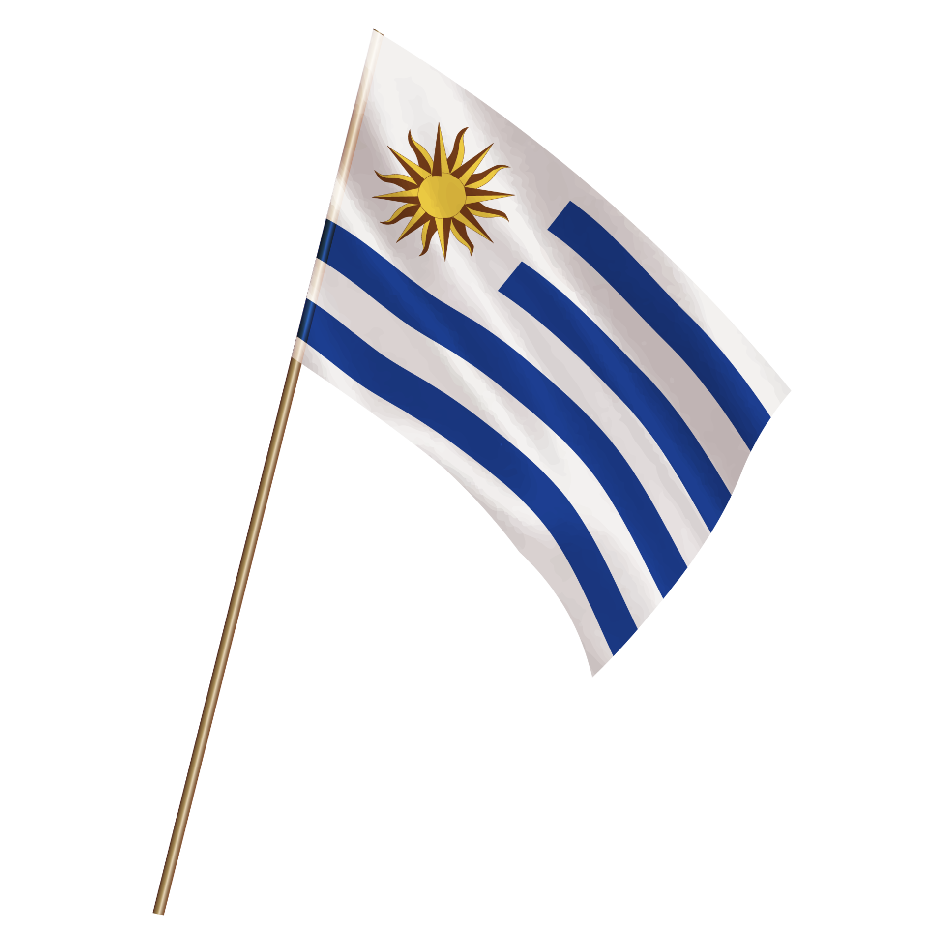 Isolated national flag of Uruguay 23636373 PNG Isolated national flag of Uruguay 23636373 PNG