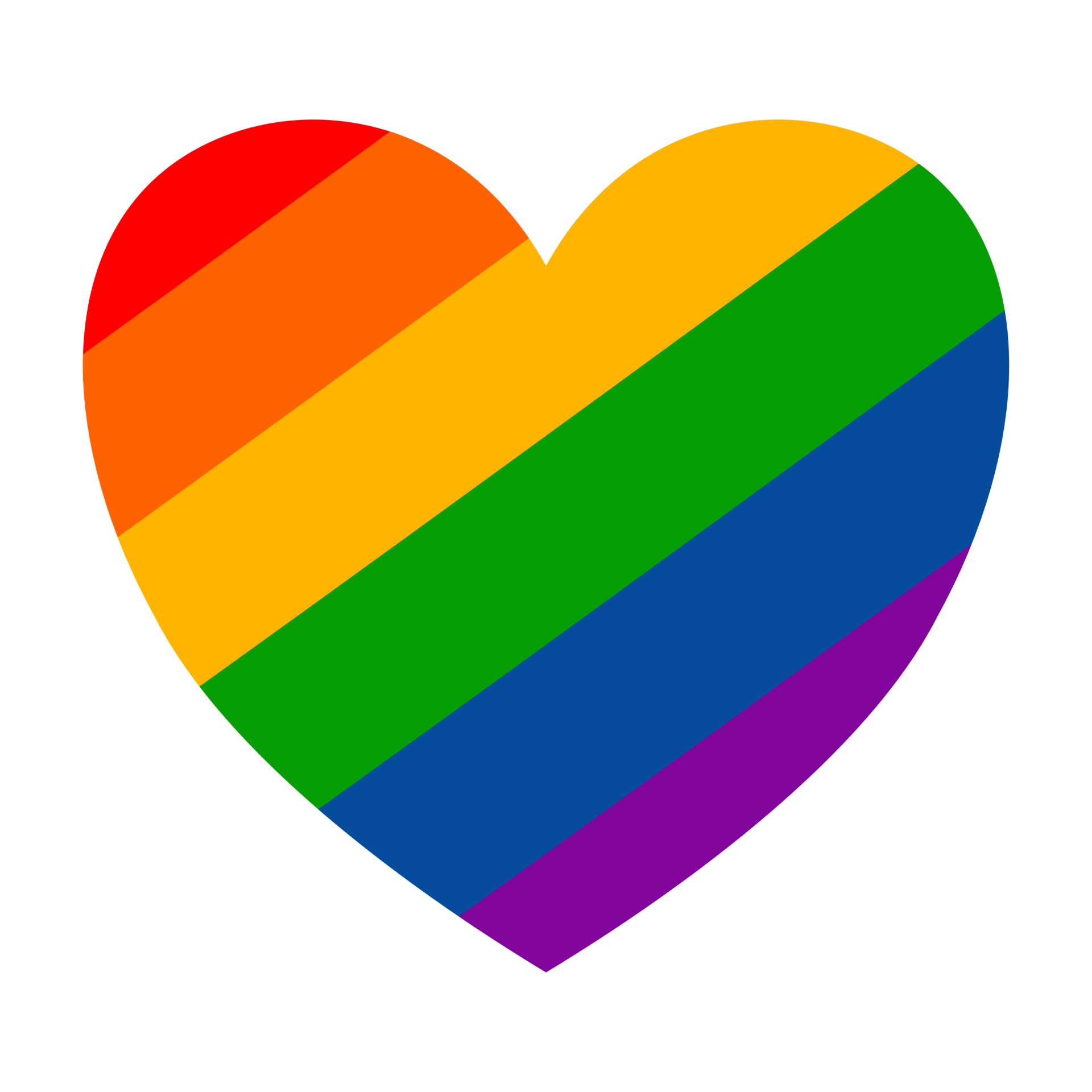 Colorful heart pride rainbow 23639800 PNG