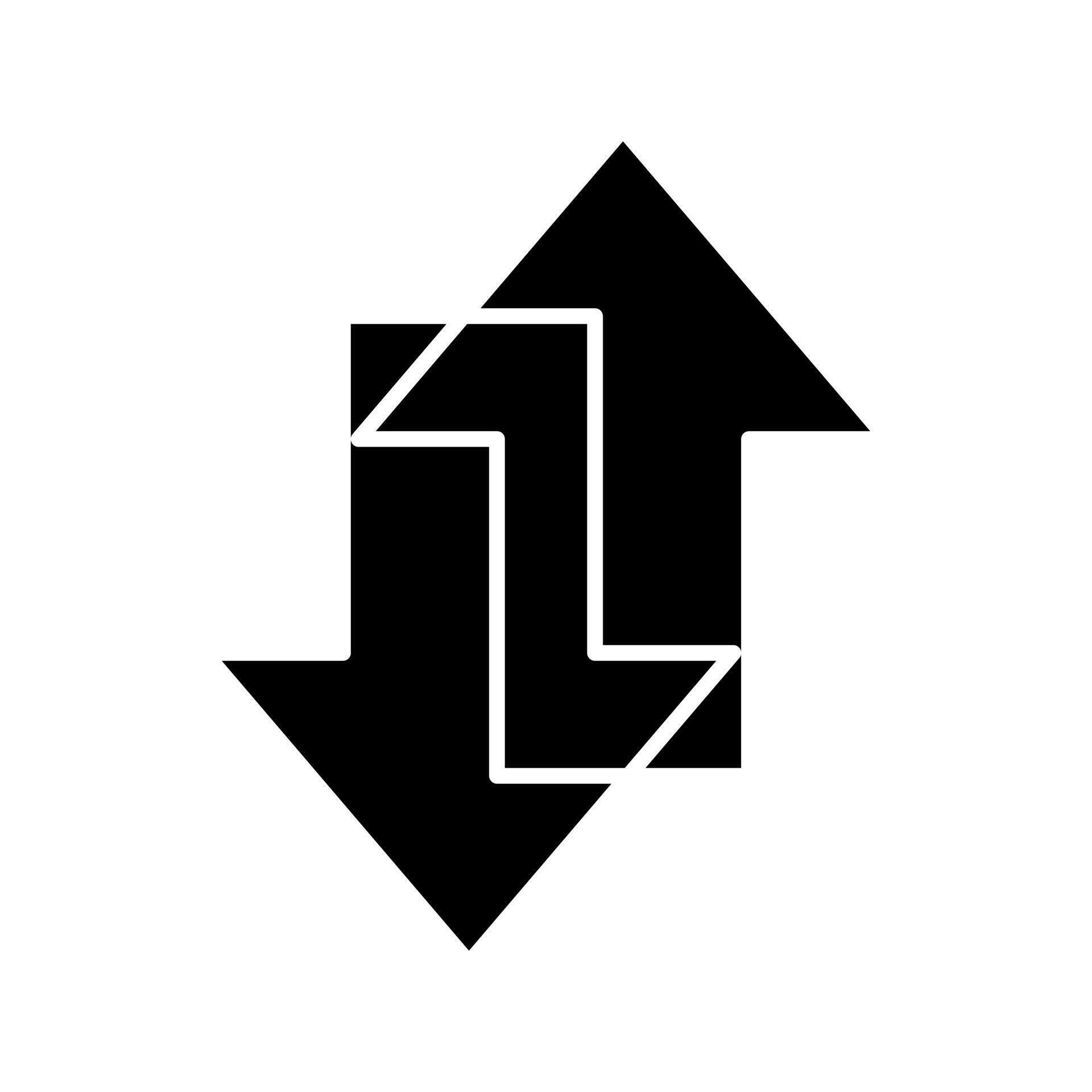 arrow up and down user interface black Icon button 23642310 Vector Art at Vecteezy