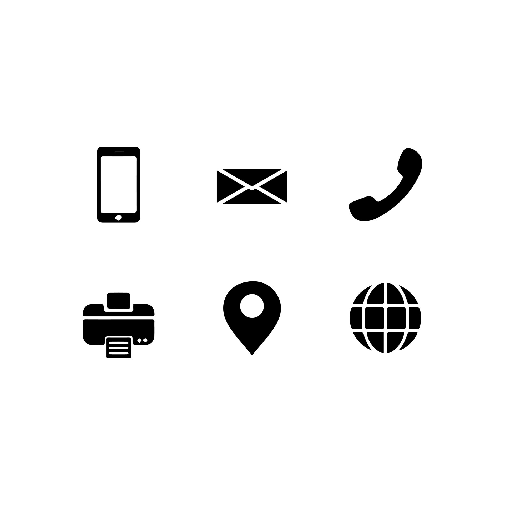 Telephone icon, Simple contact us icons set. Universal contact us icons to use for web and ...