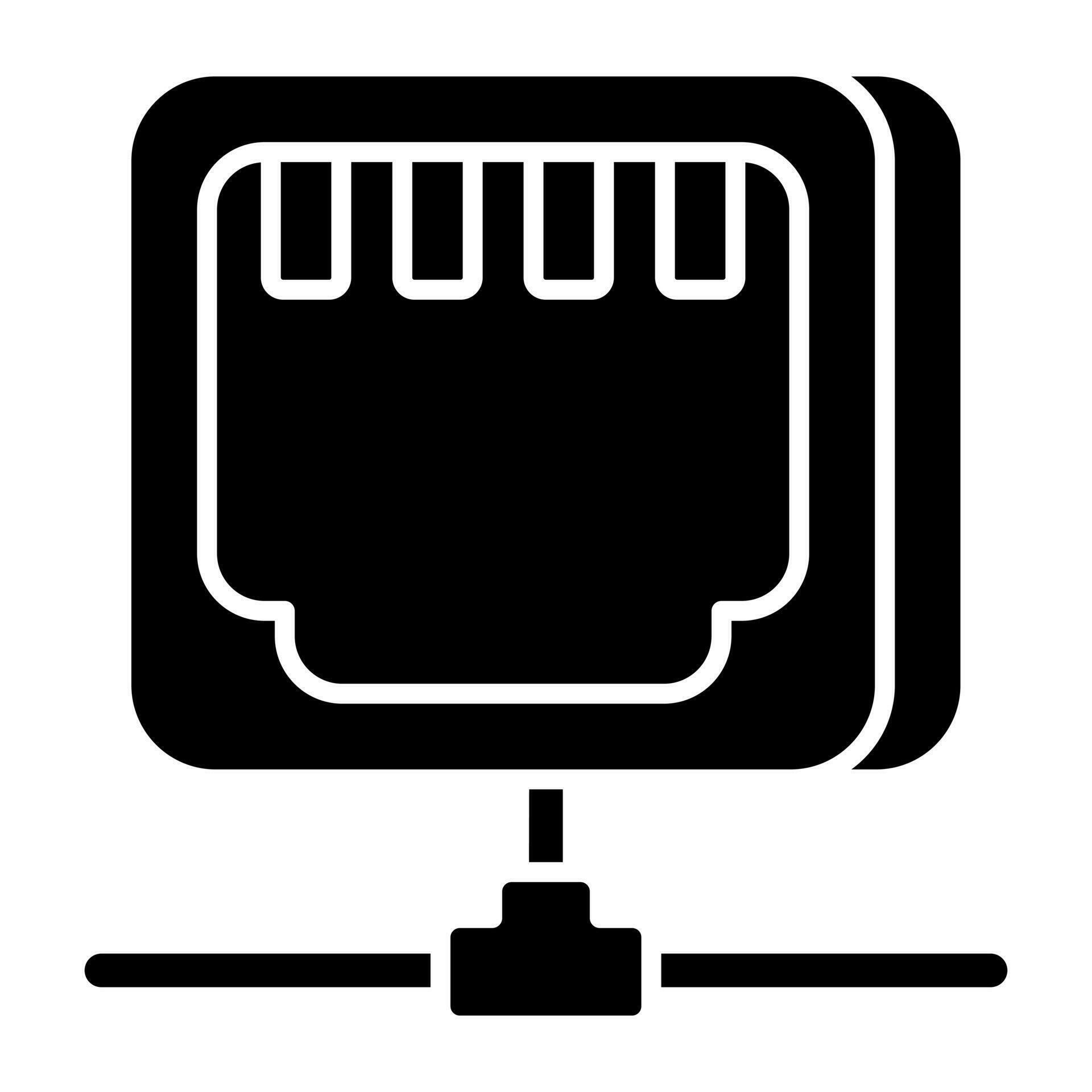 Trendy vector design of ethernet port 23647623 Vector Art at Vecteezy