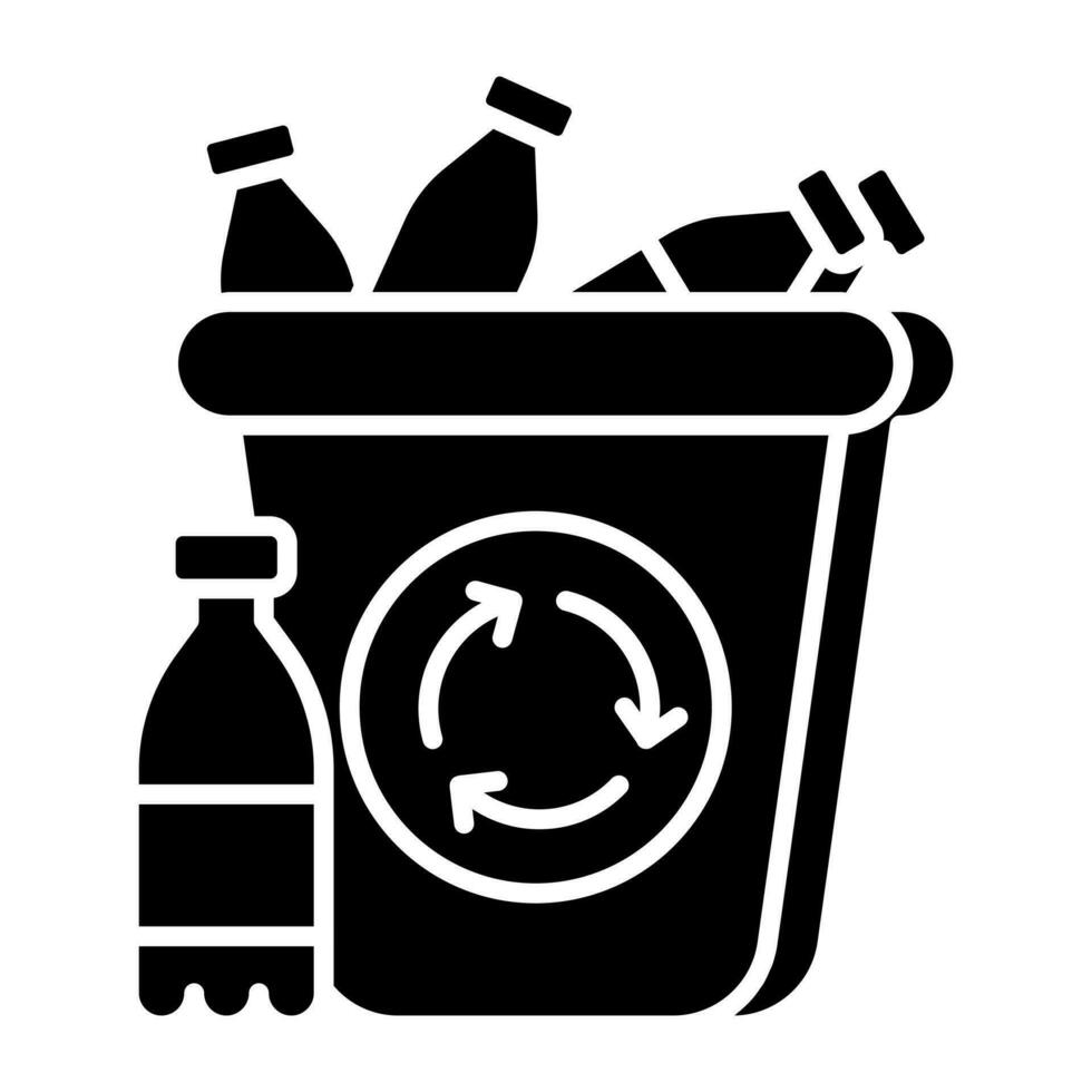 Conceptual solid design icon of plastic bottles recycling 23647677 ... Conceptual solid design icon of plastic bottles recycling 23647677 ...