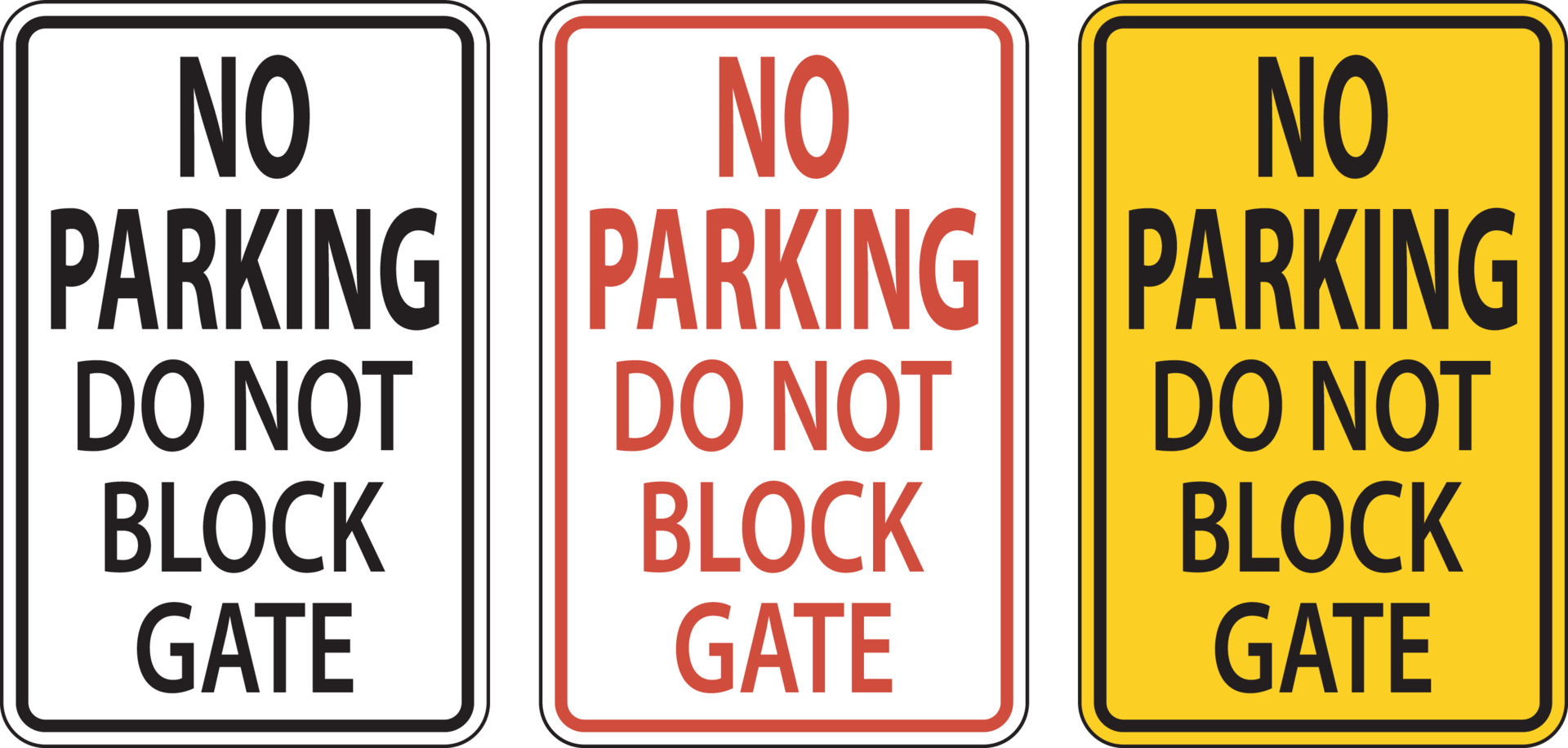 Do Not Block Gate Sign, No Parking Sign 23649395 Vector Art at Vecteezy Do Not Block Gate Sign, No Parking Sign 23649395 Vector Art at Vecteezy