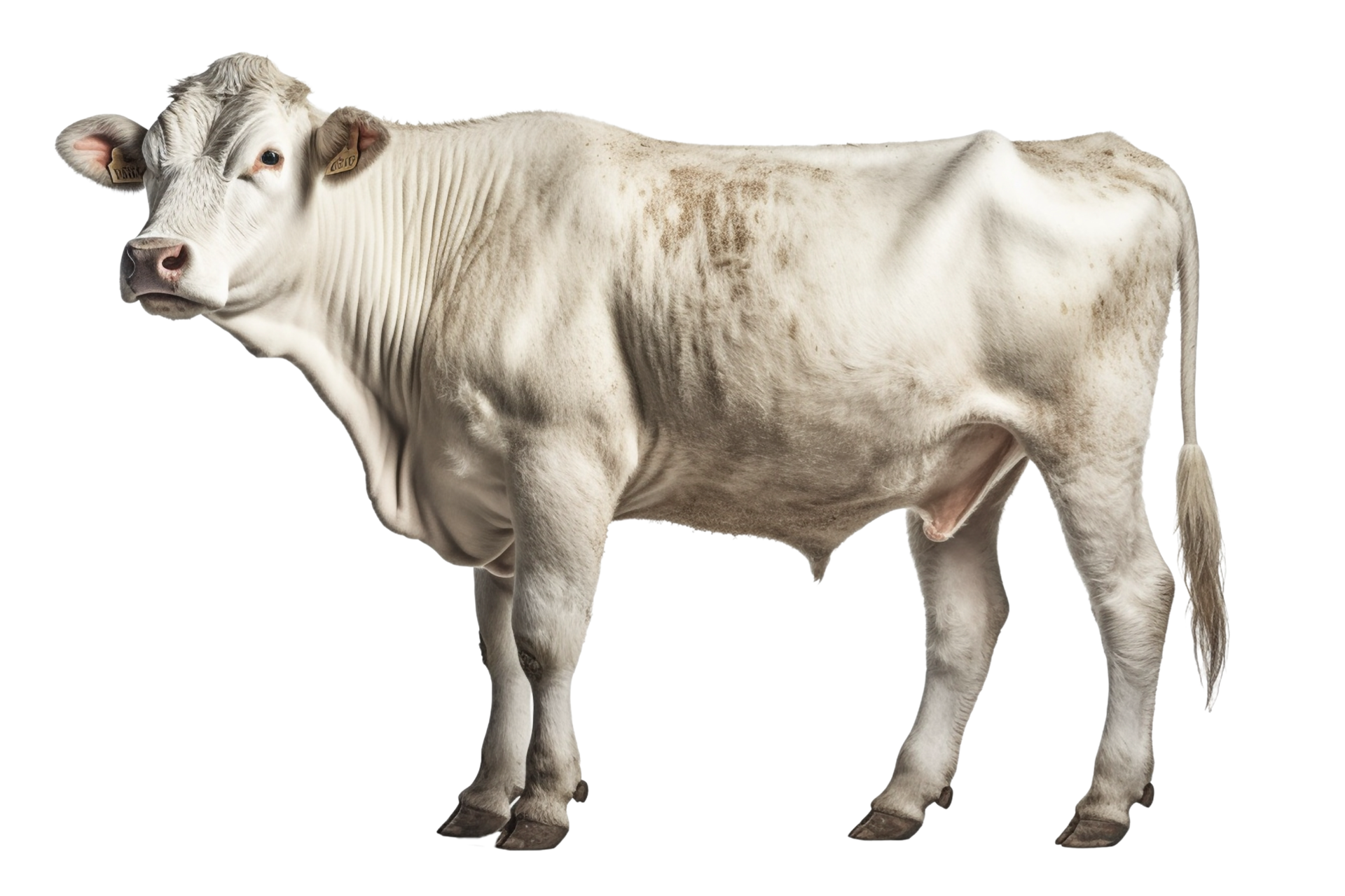 piémontais vache sur transparent arrière-plan, établi avec génératif ai ... piémontais vache sur transparent arrière-plan, établi avec génératif ai ...