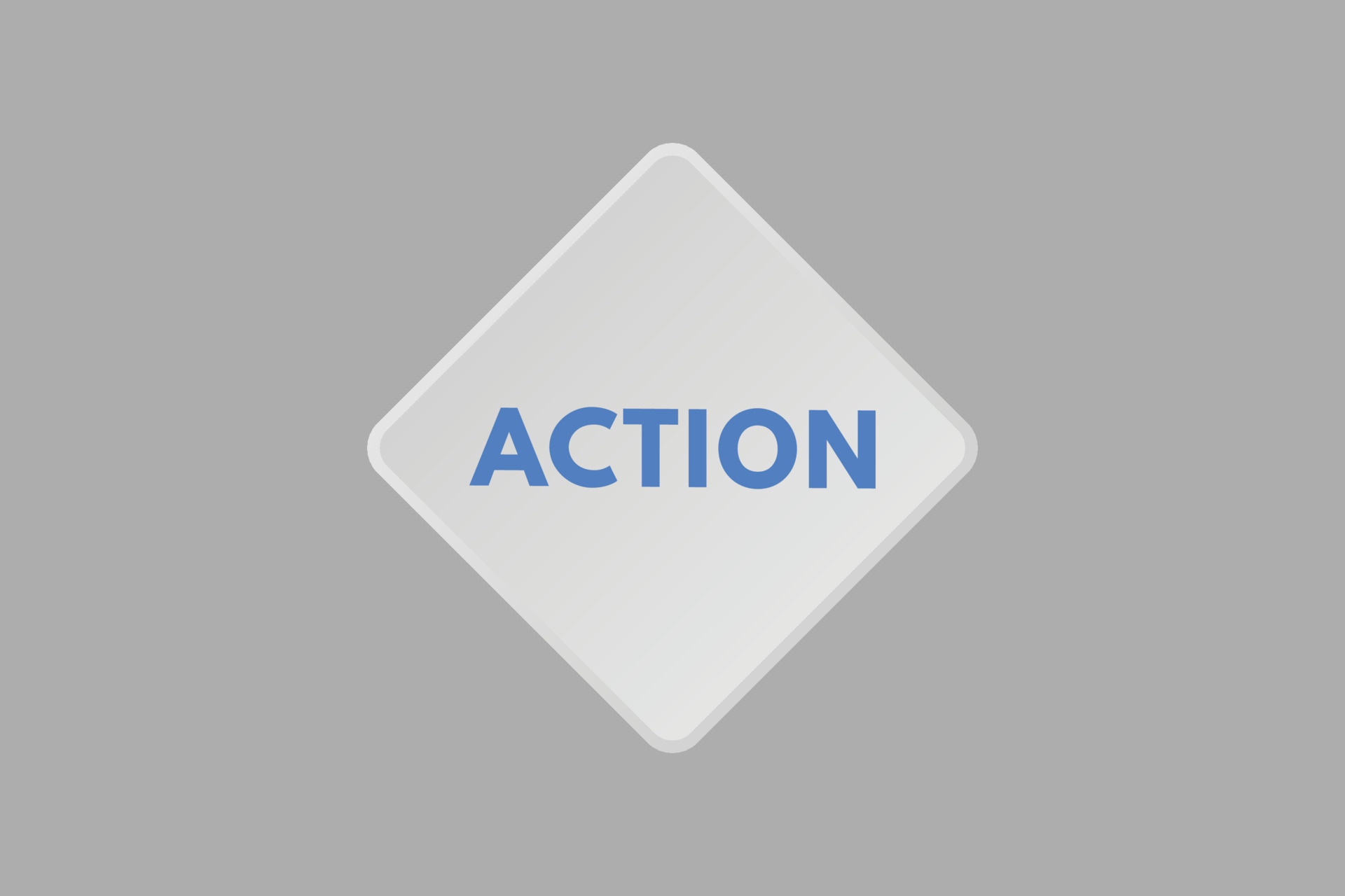 Action text Button. Action Sign Icon Label Sticker Web Buttons 23652339 ...