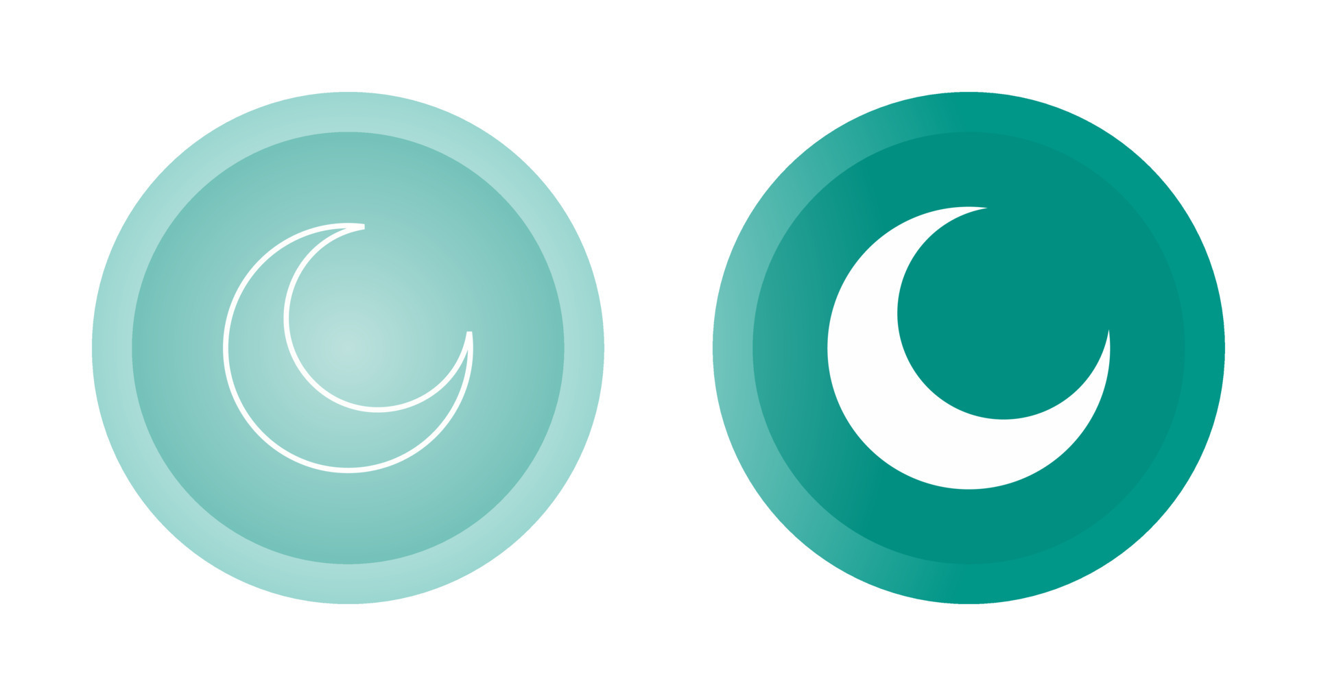 Half Moon Vector Icon 23652995 Vector Art At Vecteezy