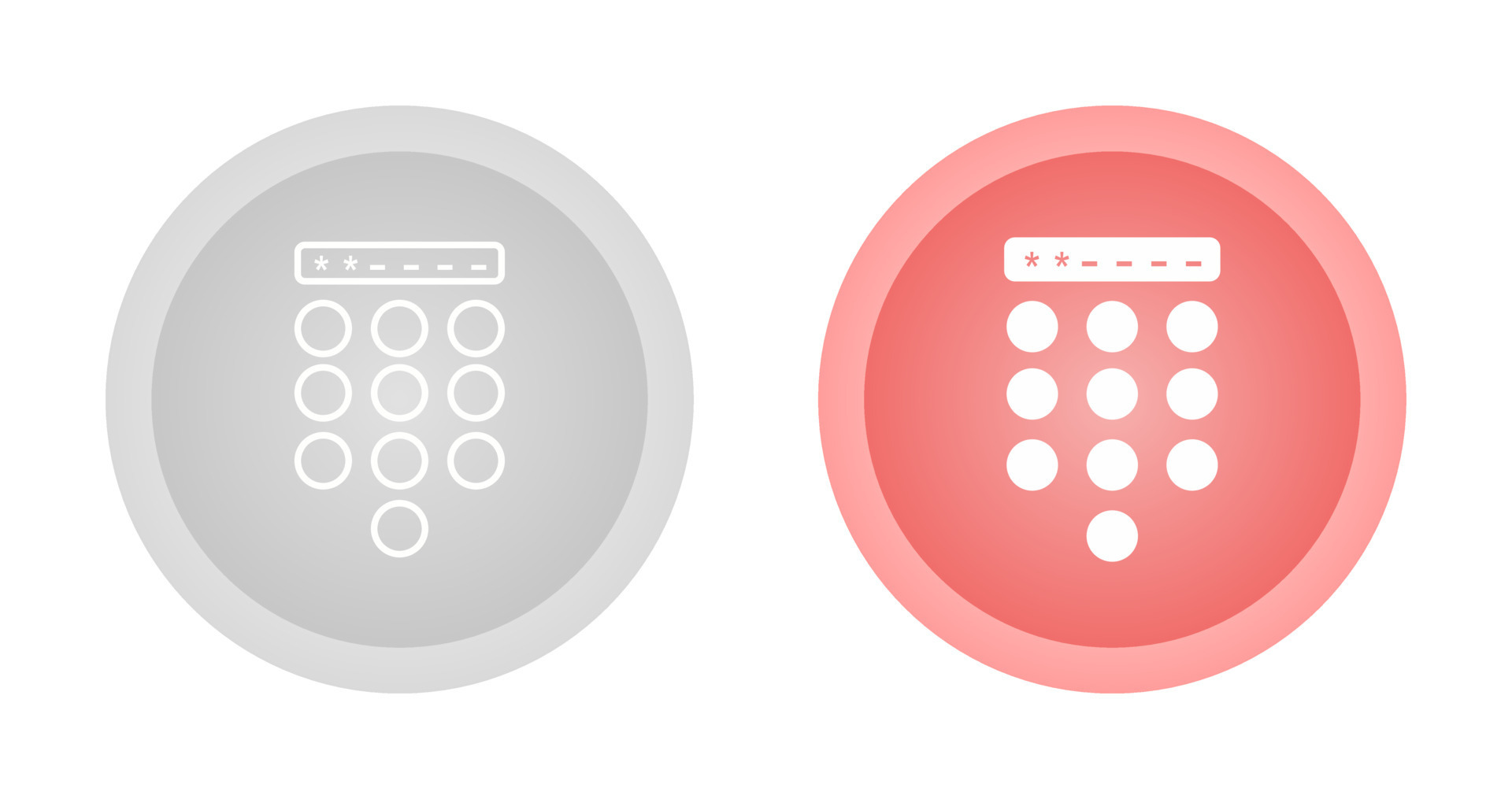 Passcode Lock Vector Icon 23654985 Vector Art at Vecteezy