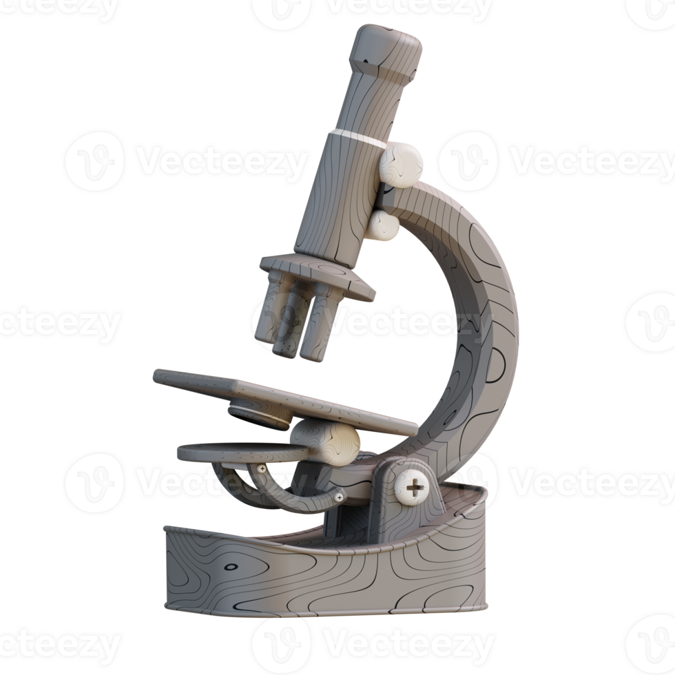 3d Illustration Of Microscope 23655746 Png