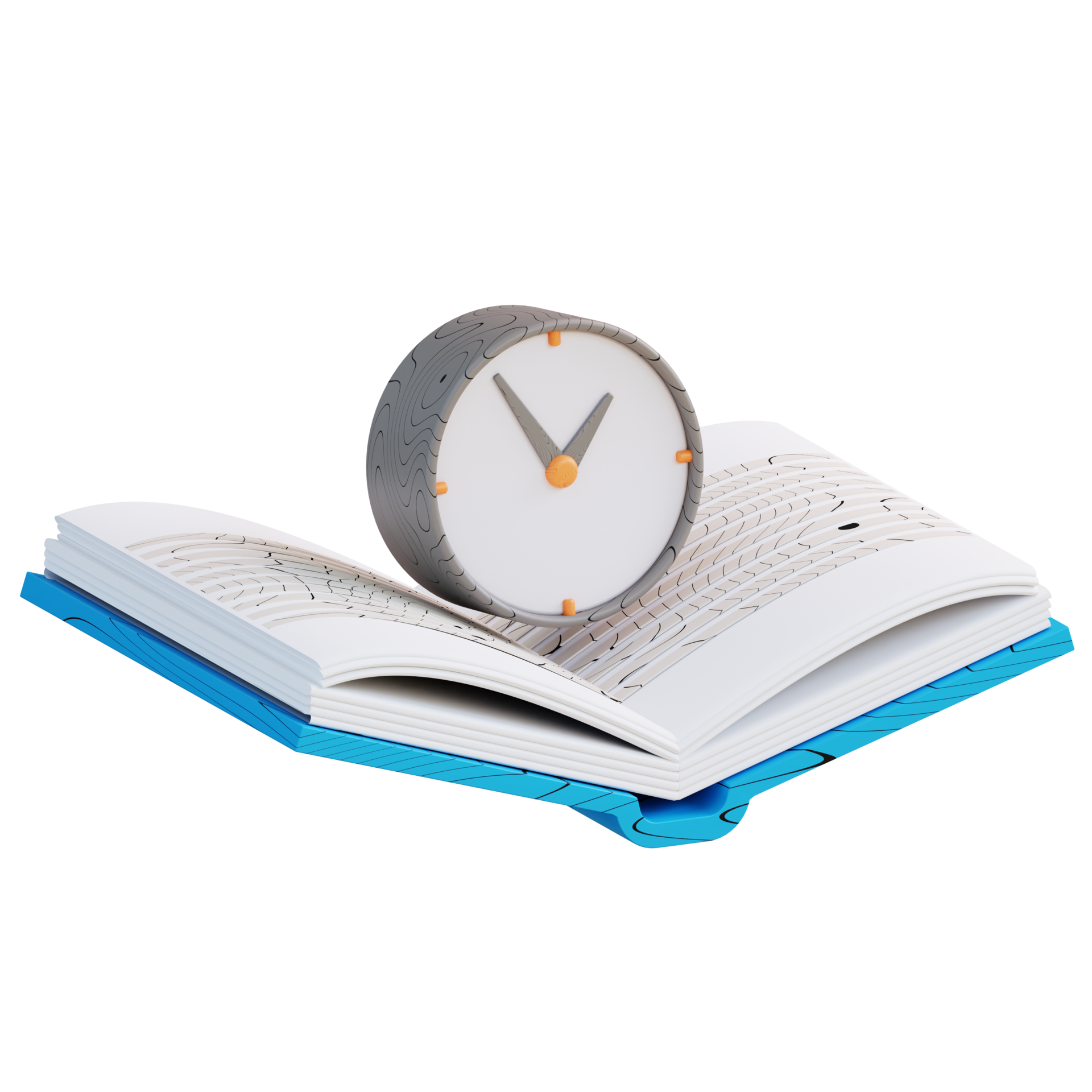 3d Illustration De Livre Et tude Temps L horloge 23655800 PNG 3d Illustration De Livre Et tude Temps L horloge 23655800 PNG
