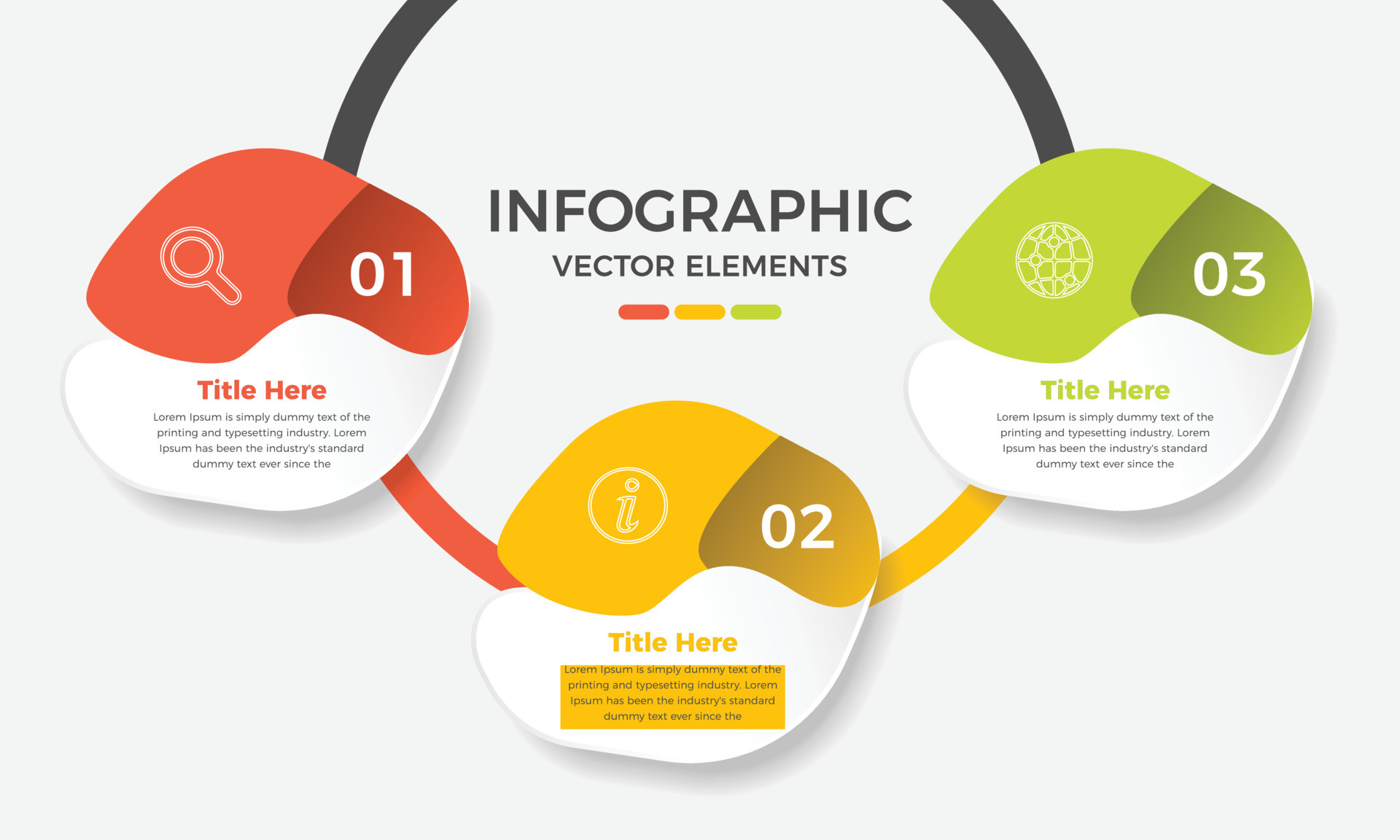 3 pasos moderno y editable proceso gráfico infografia elemento. presentación negocio infografía ...