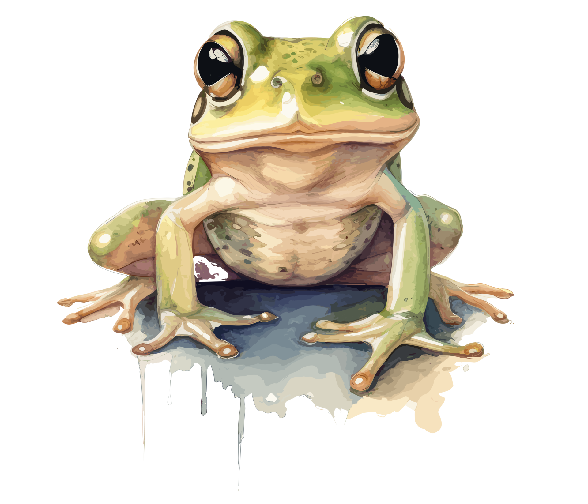 Baby Frog Watercolor . 23657751 PNG