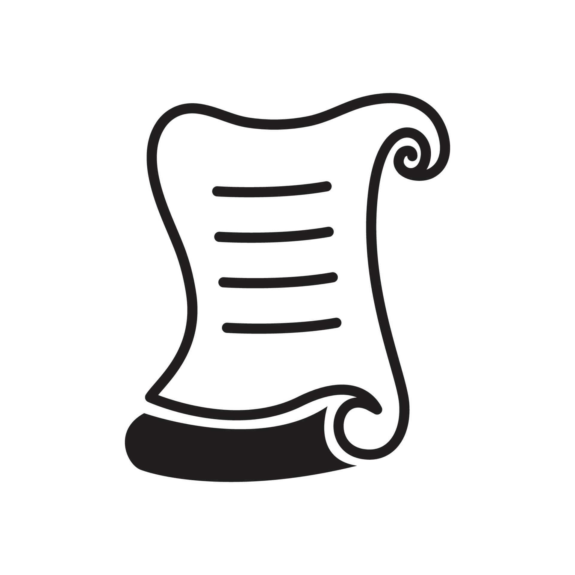 script icon vector design illustration 23658495 Vector Art at Vecteezy