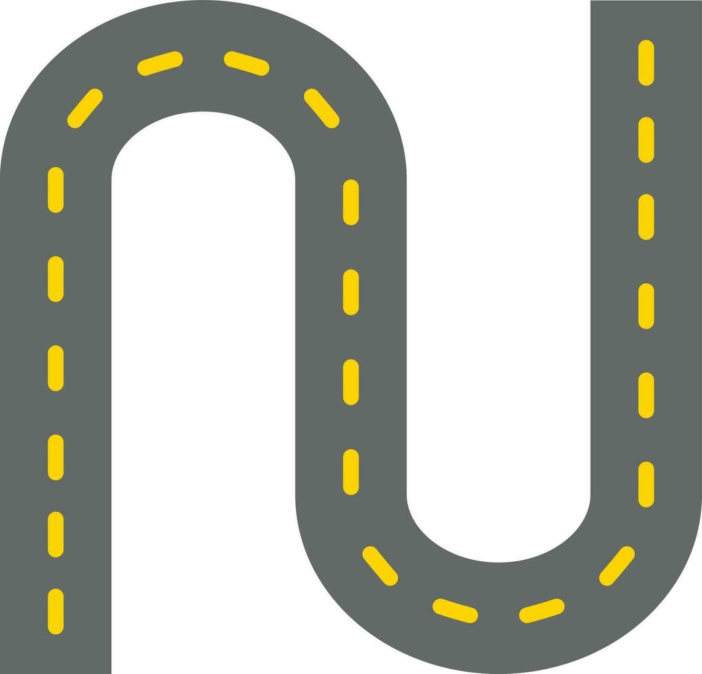 Road Flat Icon 23660043 Vector Art at Vecteezy