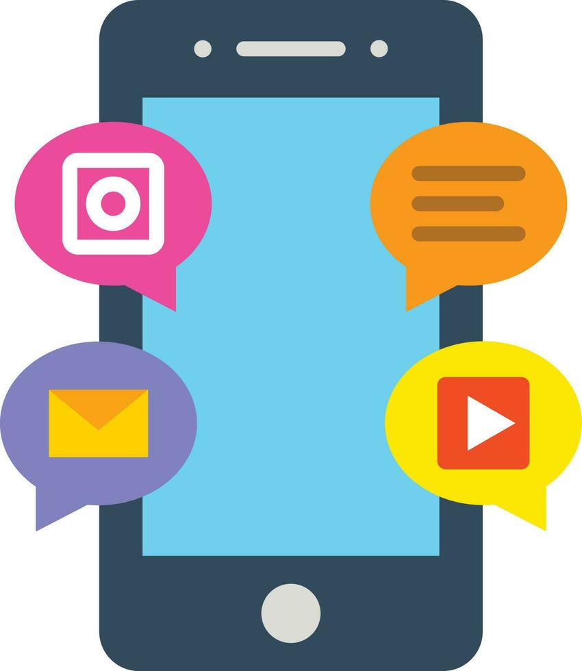 Social Media Flat Icon 23660102 Vector Art at Vecteezy Social Media Flat Icon 23660102 Vector Art at Vecteezy