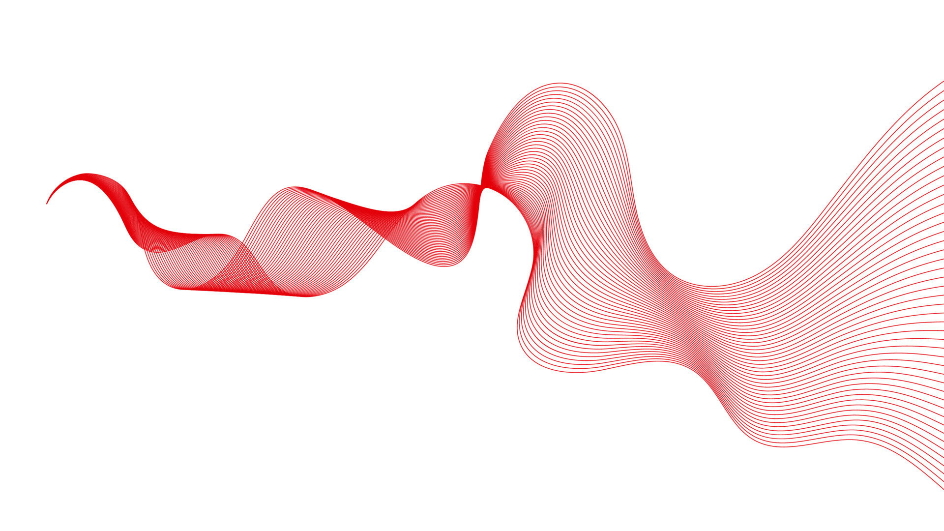 Abstract Backdrop With Colorful Wave Gradient Lines On White Background