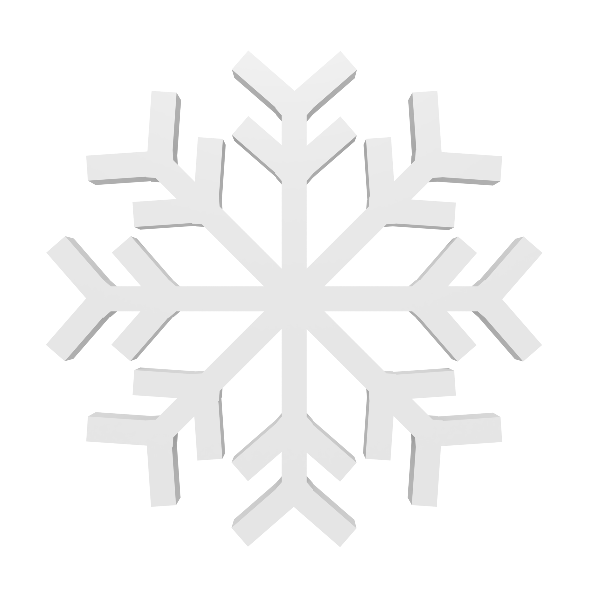 3d icon of White snow 23660304 PNG