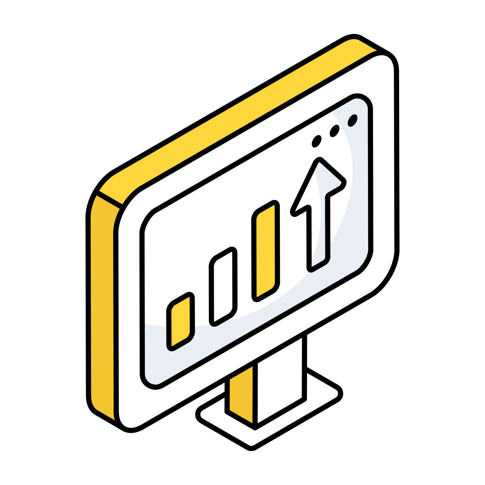 Premium download icon of online data analytics 23660561 Vector Art at ...