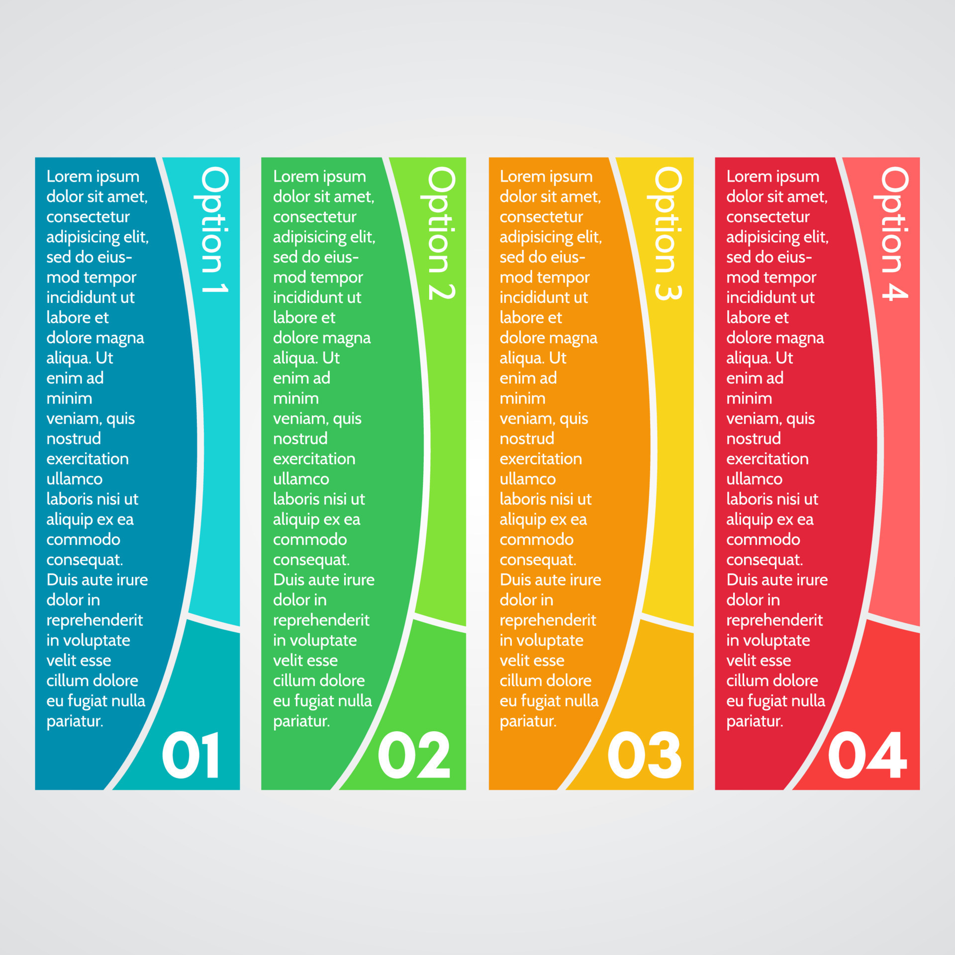 Cuatro Elementos De Diseño Infográfico Plantilla De Diseño Infográfico