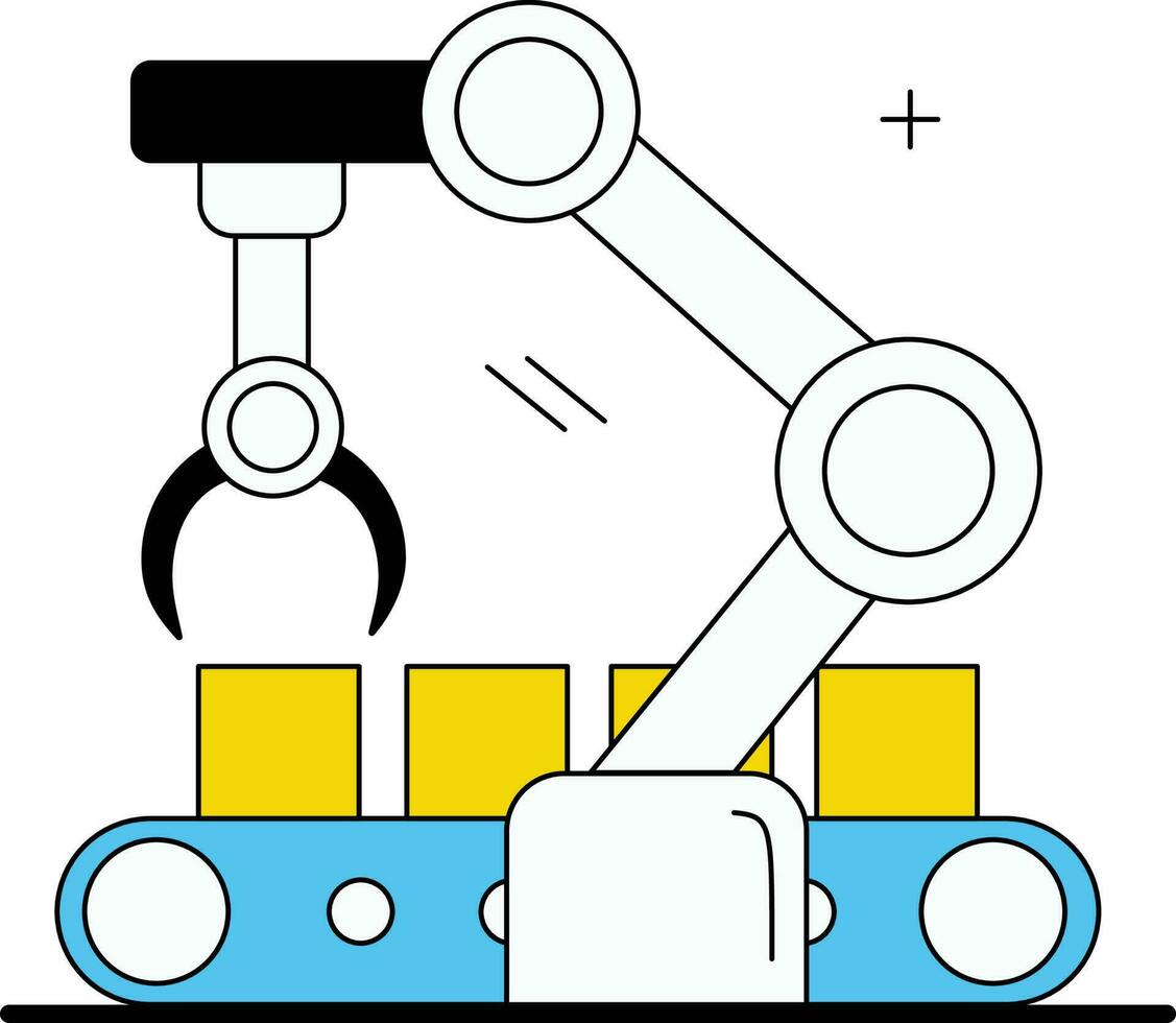 Robotics Flat Illustration 23663512 Vector Art at Vecteezy