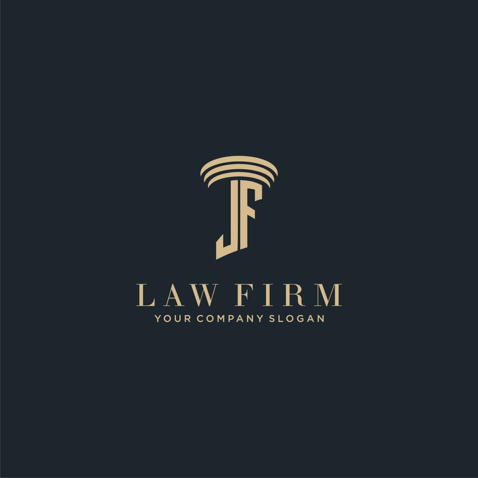 JF initial monogram lawfirm logo with pillar design 23667580 Vector Art ... JF initial monogram lawfirm logo with pillar design 23667580 Vector Art ...
