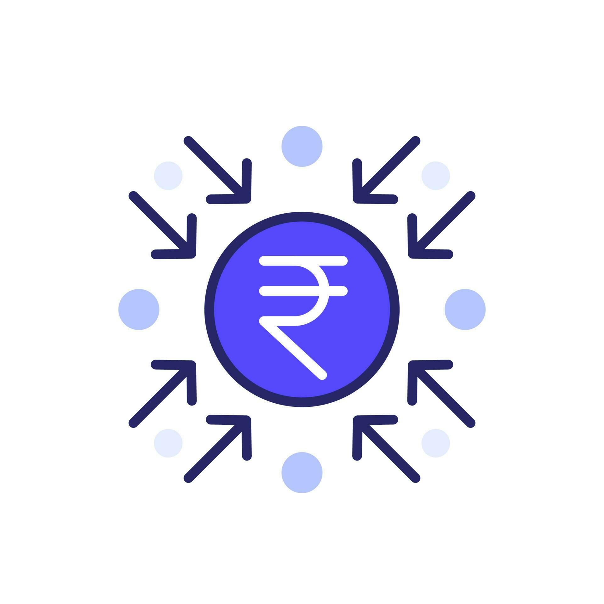 cost reducing and optimization icon with indian rupee 23670862 Vector ... cost reducing and optimization icon with indian rupee 23670862 Vector ...