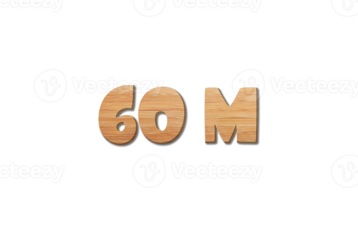 60 Million Subscribers Celebration Greeting Number With Wood Design 60-million-subscribers-celebration-greeting-number-with-wood-design